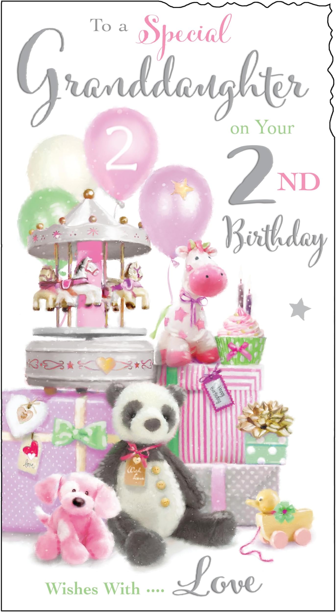 Jonny Javelin Special Granddaughter 2nd Birthday Card - Age 2 ...