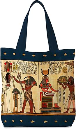 Amazon.com: Supwhd Ancient Egypt Tote Bag Aesthetic, Vintage Canvas ...