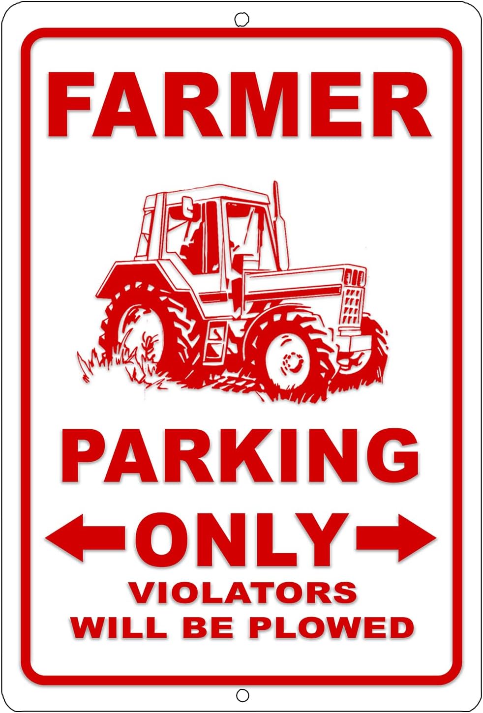 Amazon.com: Rogue River Tactical Funny Farmer Tractor Parking Only ...