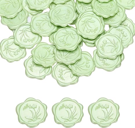 PATIKIL Wax Seal Stickers, 100 Pcs Envelope Seal Stickers, Self ...