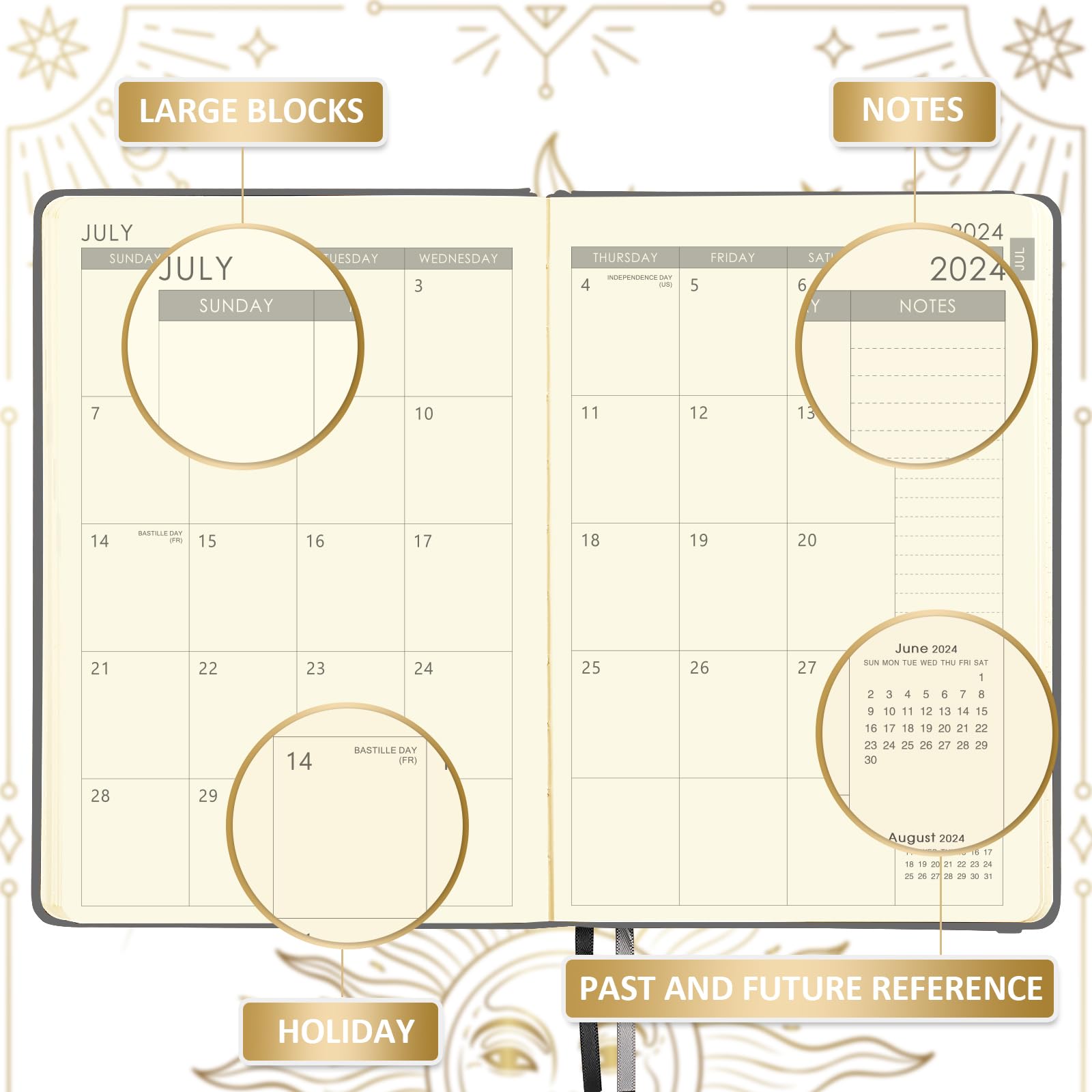 Snapklik.com : 2024-2025 Planner - Academic Weekly Monthly Planner 2024 ...