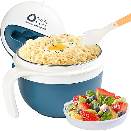 Amazon.com: Ramen Cooker Ramen Bowl Set with Chopsticks Microwave ...