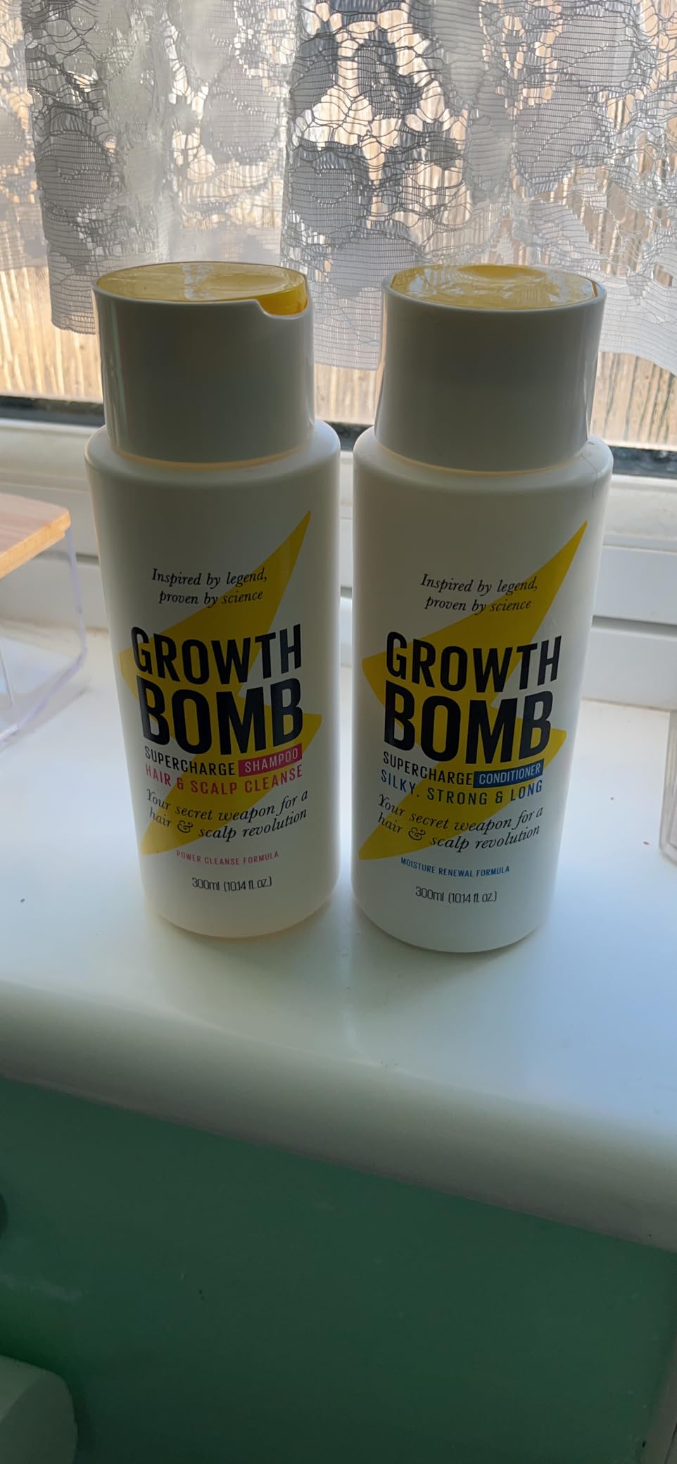 Growth Bomb Hair Growth Twin Pack - Supercharge Shampoo & Supercharge ...