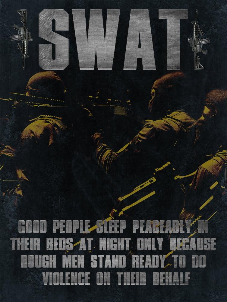 Amazon.com: Swat Poster Swat Team Swat Gifts Swat 18X24 (SWAT-11 ...