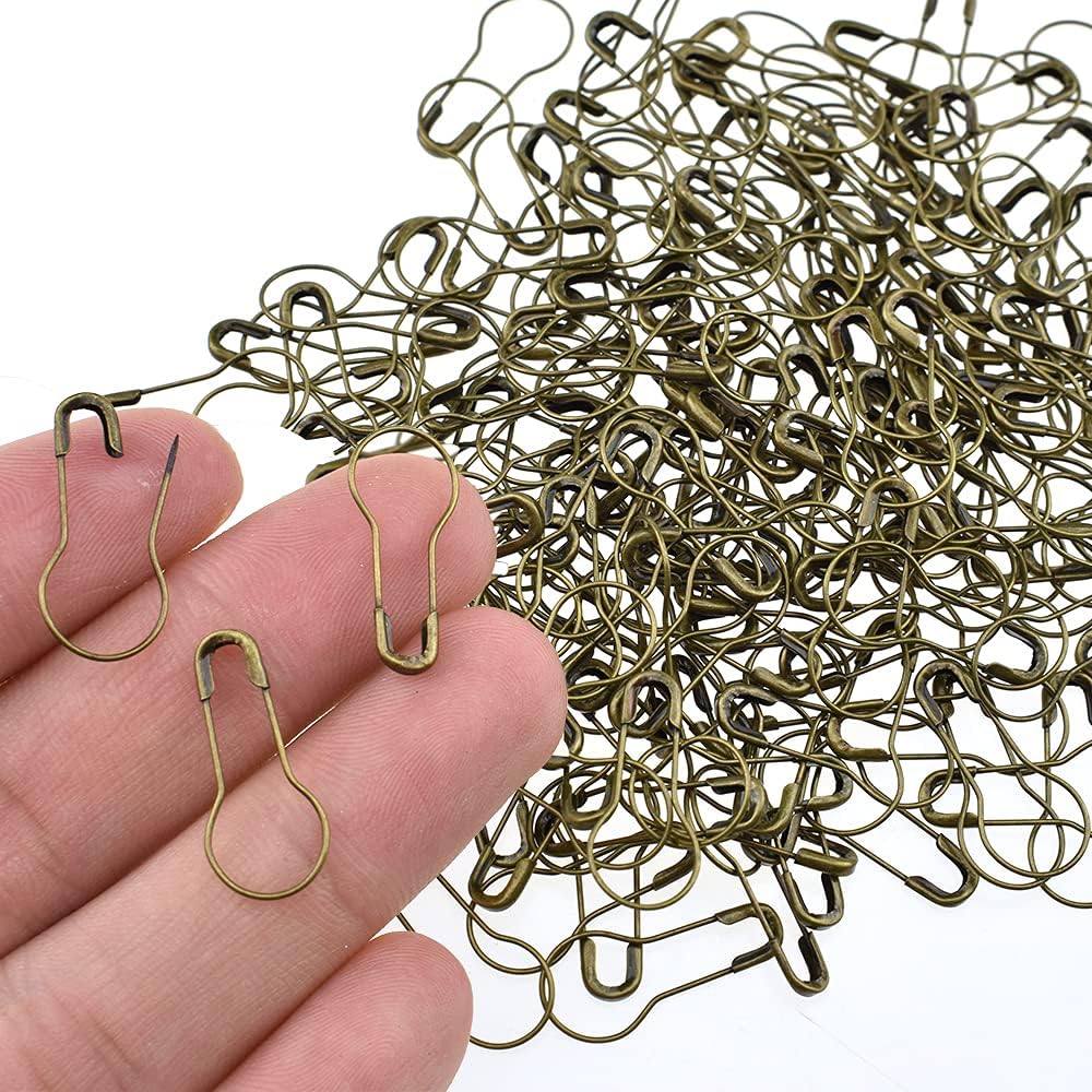 Amazon.com: Hahiyo Bulb Metal Gourd Safety Pins 22mm Length Needle ...
