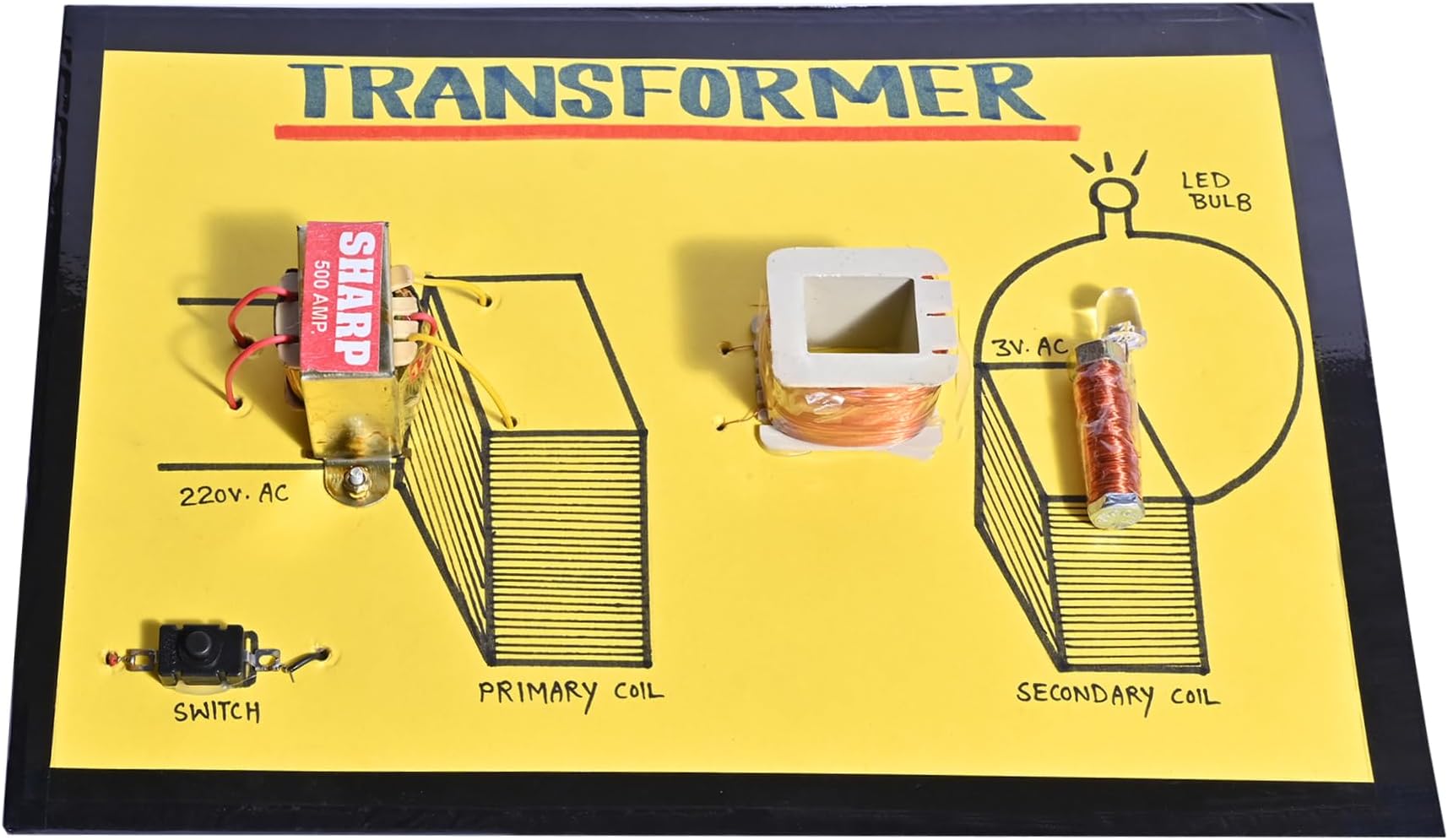 Buy Step Down Transformer Experiment School Science Project for Class ...