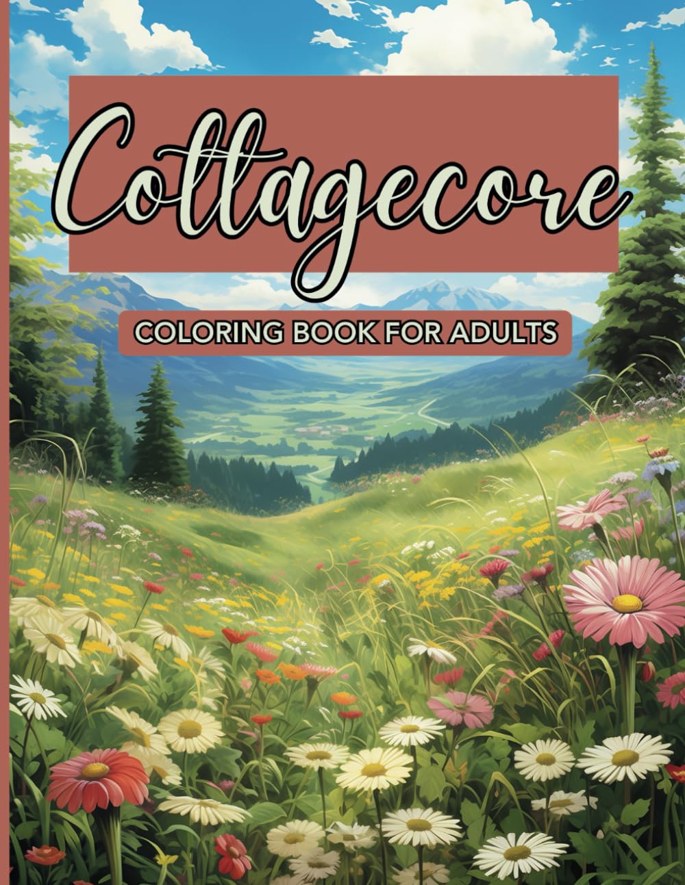 Amazon.com: Cottagecore Coloring Book for Adults: 50 Cozy Cottage ...