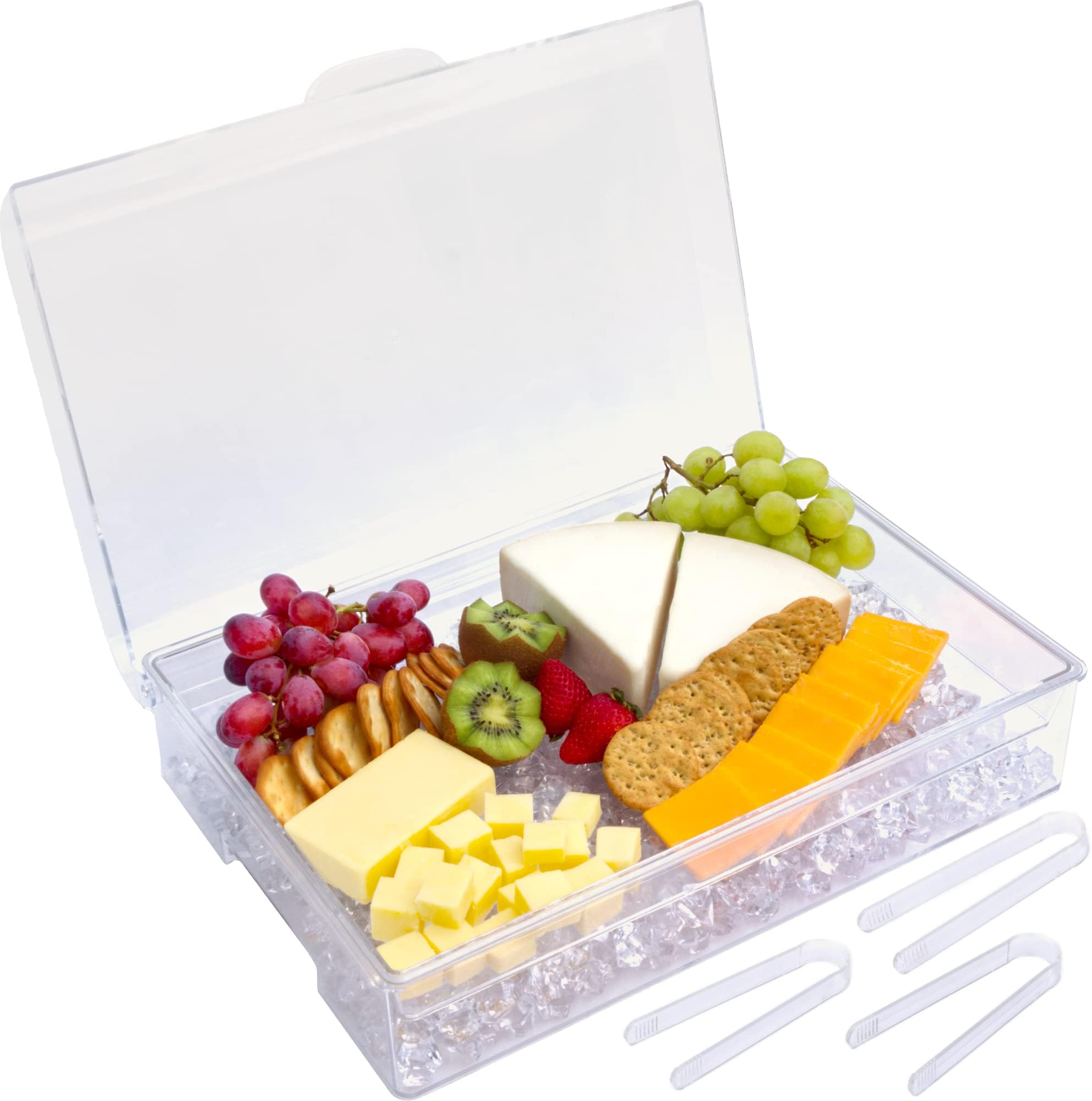 Amazon.com - Ice Chilled Condiment Server Caddy, Bar Fruit Caddy with ...
