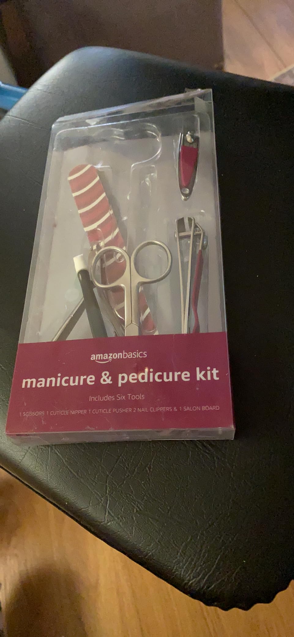 Amazon.com : Amazon Basics 6-Piece Manicure and Pedicure Kit : Beauty ...