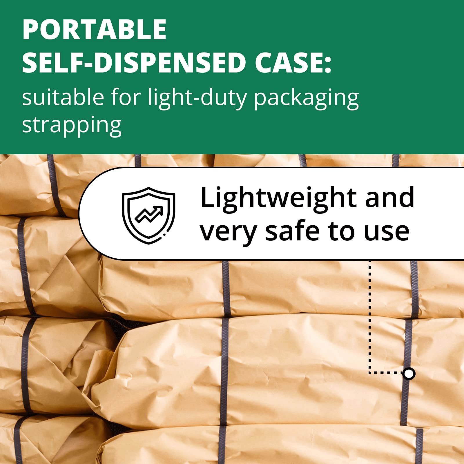 IDL Packaging - PPSK.600.800 1/2" x 800' Polypropylene (PP) Portable ...