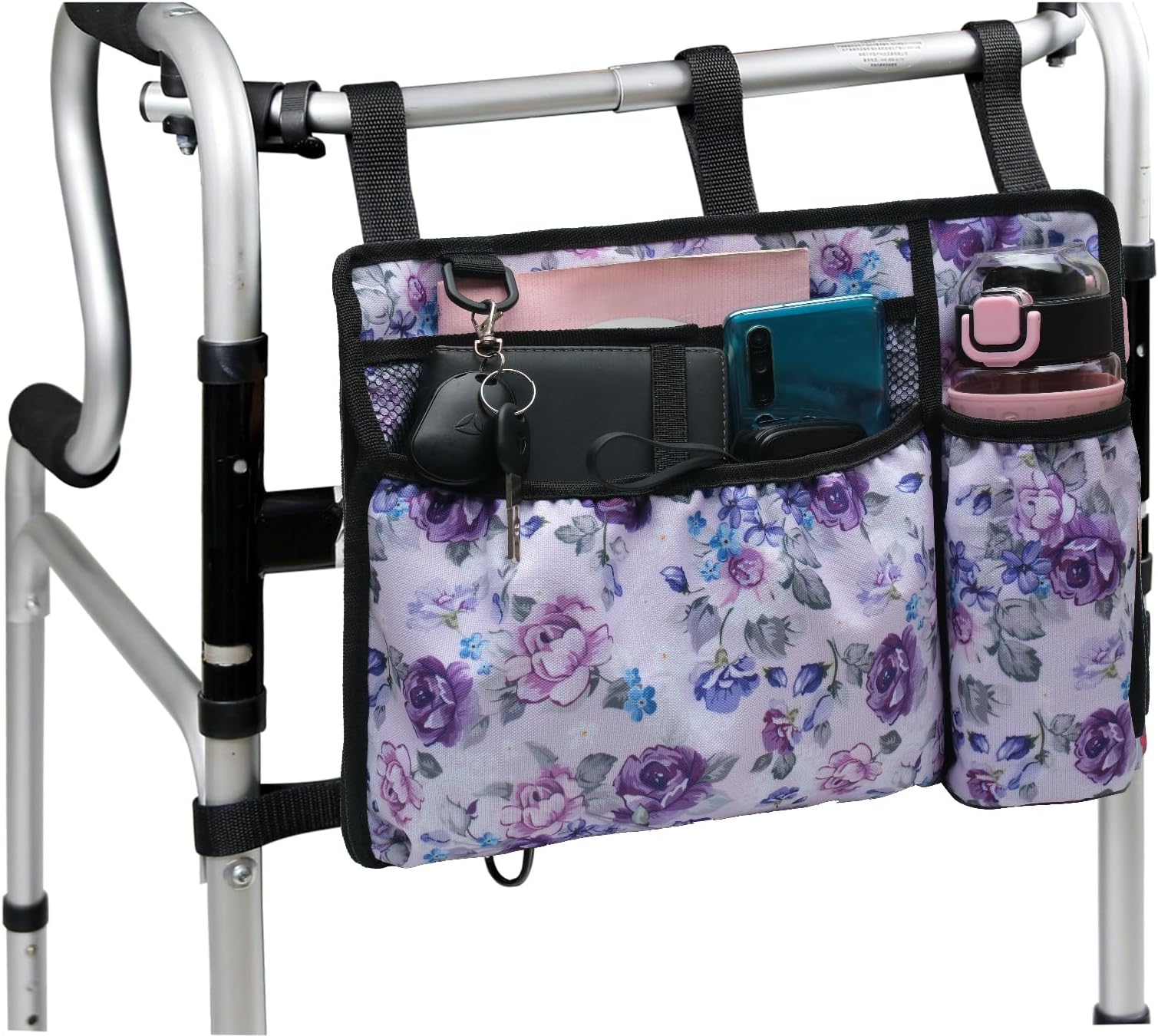 Amazon.com: Walker Bag Multiple Pockets Walker Basket for Folding ...