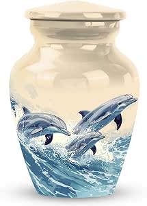 Amazon.com: Jagshashi Small Dolphin Urns For Human Ashes - Memorial ...