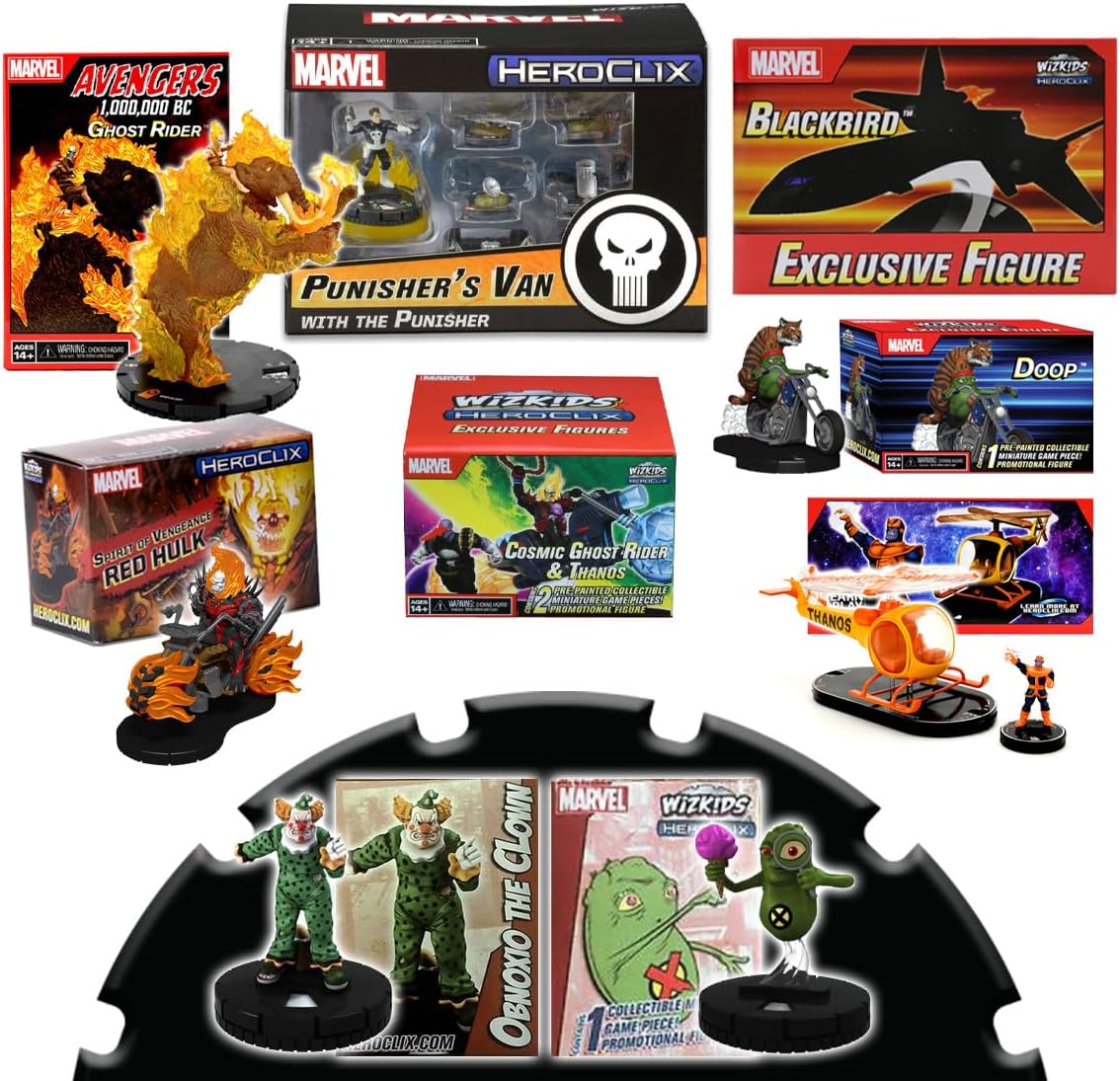 Amazon.com: WizKids Marvel HeroClix - Vehicle Bundle | Iconic Marvel ...
