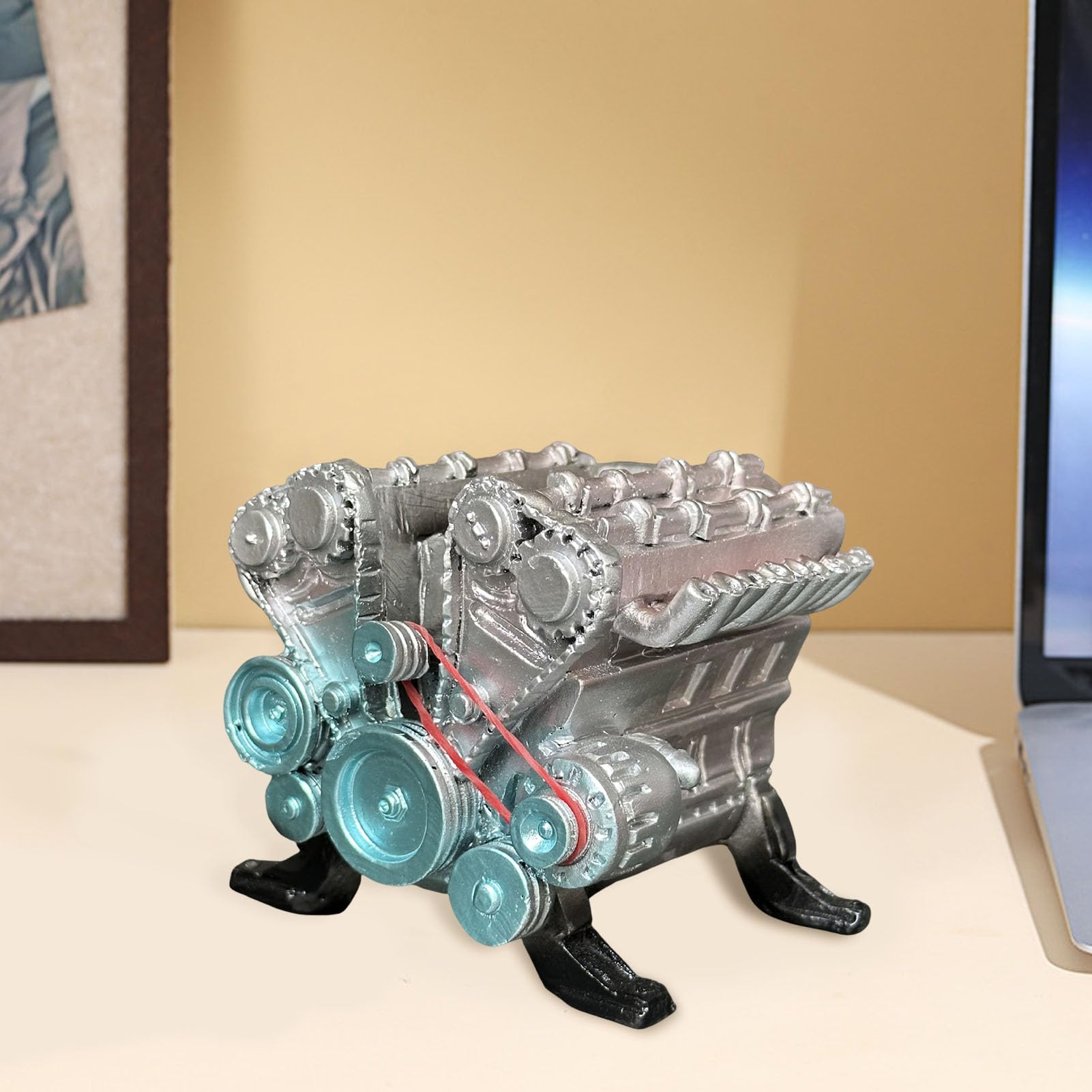Amazon.com: Meideli V8 Engine Model, 4/8-Cylinder Car Engine Model ...