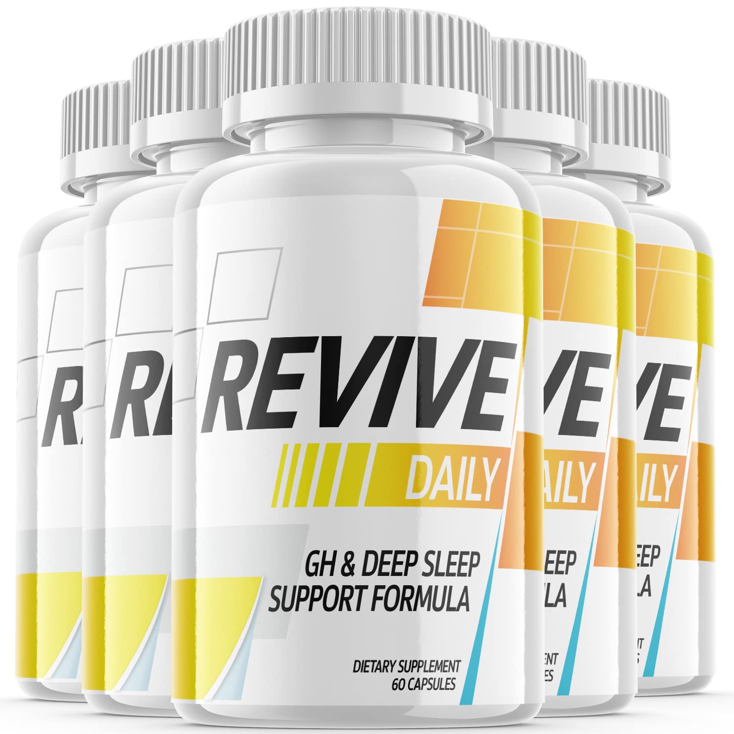 Buy S.O Labs (5 Pack) Revive Daily GH Supplement - Revive Daily GH and ...