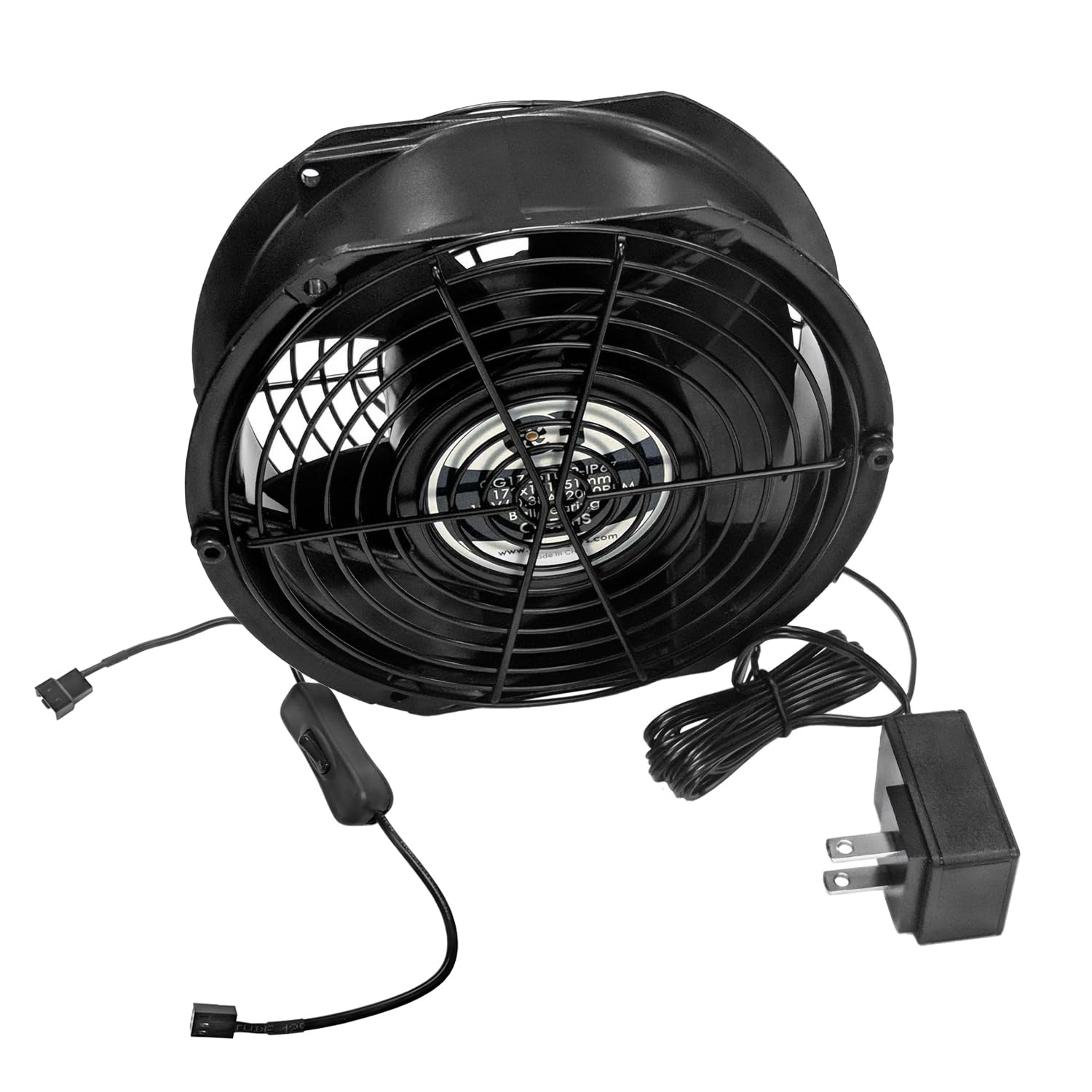 Amazon.com: Coolerguys 7" (172mm x 152mm x 51mm) 12v Waterproof Fan ...