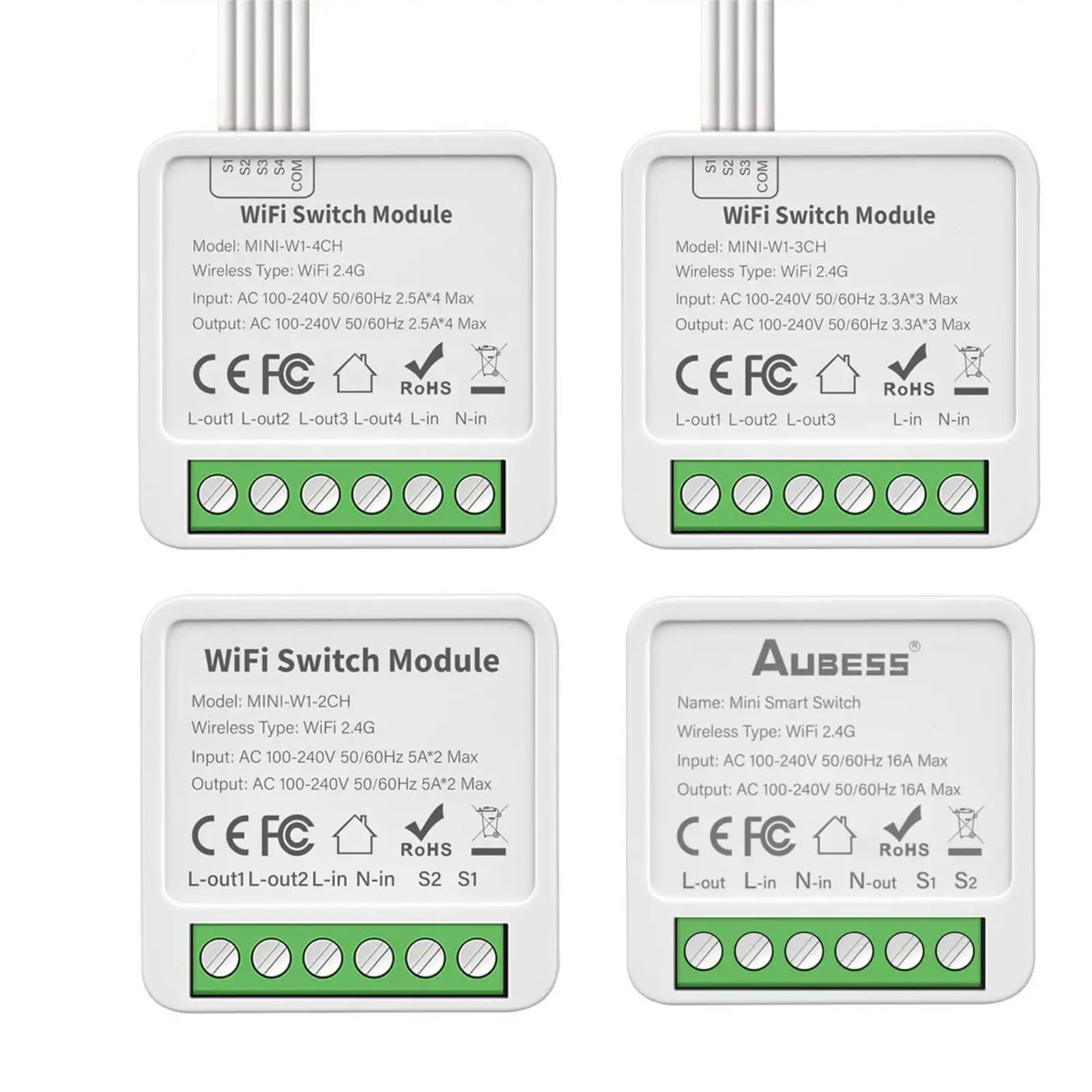 Tuya Smart Switch 1 2 3 4 Gang Breaker Ac100 | Desertcart UNITED STATES