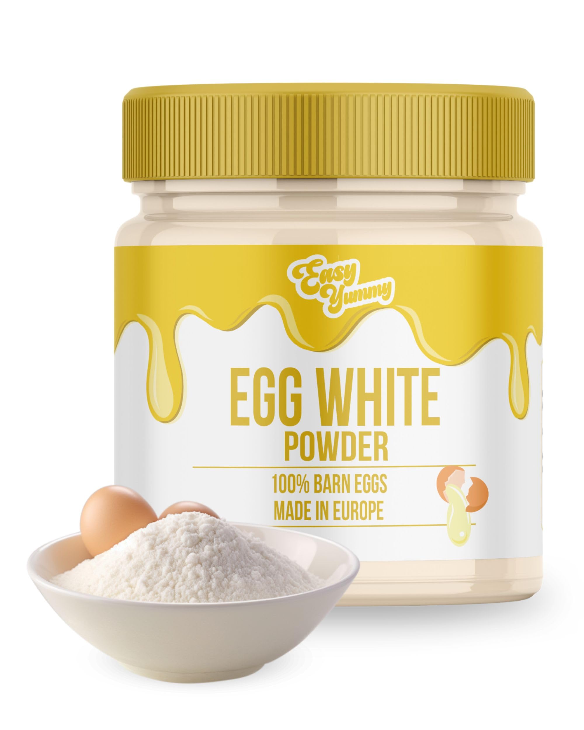 Easy Yummy Egg White Powder For Baking 500g, 100% Powdered eggs ...