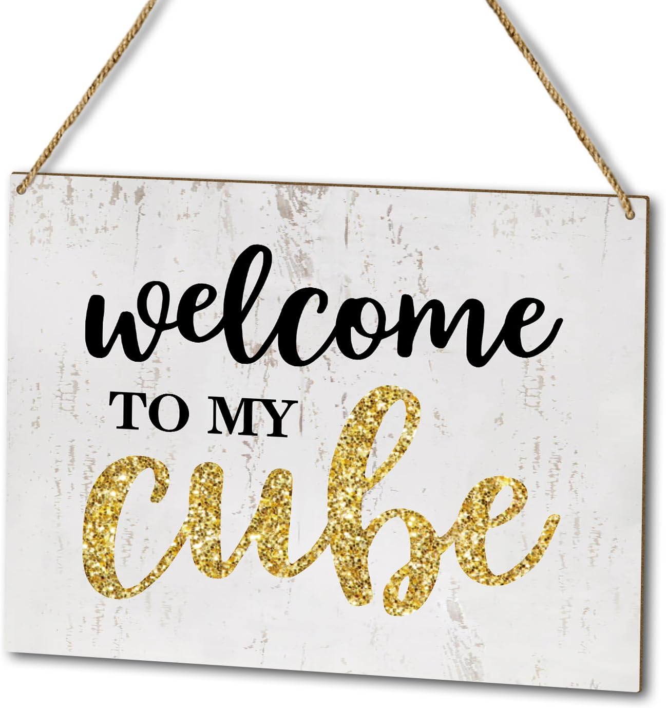 Amazon.com: Home Decor Wood Plaque Sign Wall Hanging, Welcome to My ...