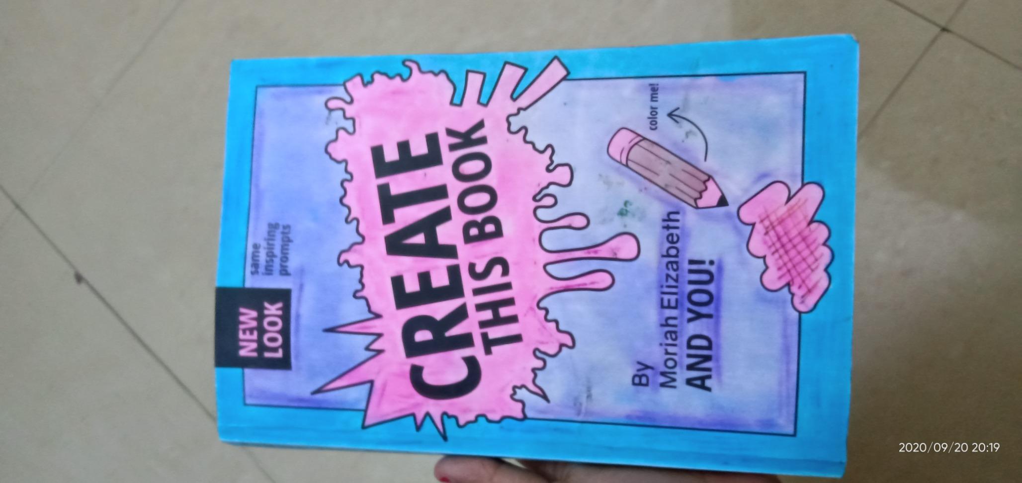 Creative Outlet Create This Book : Elizabeth, Moriah: Amazon.in: Home ...