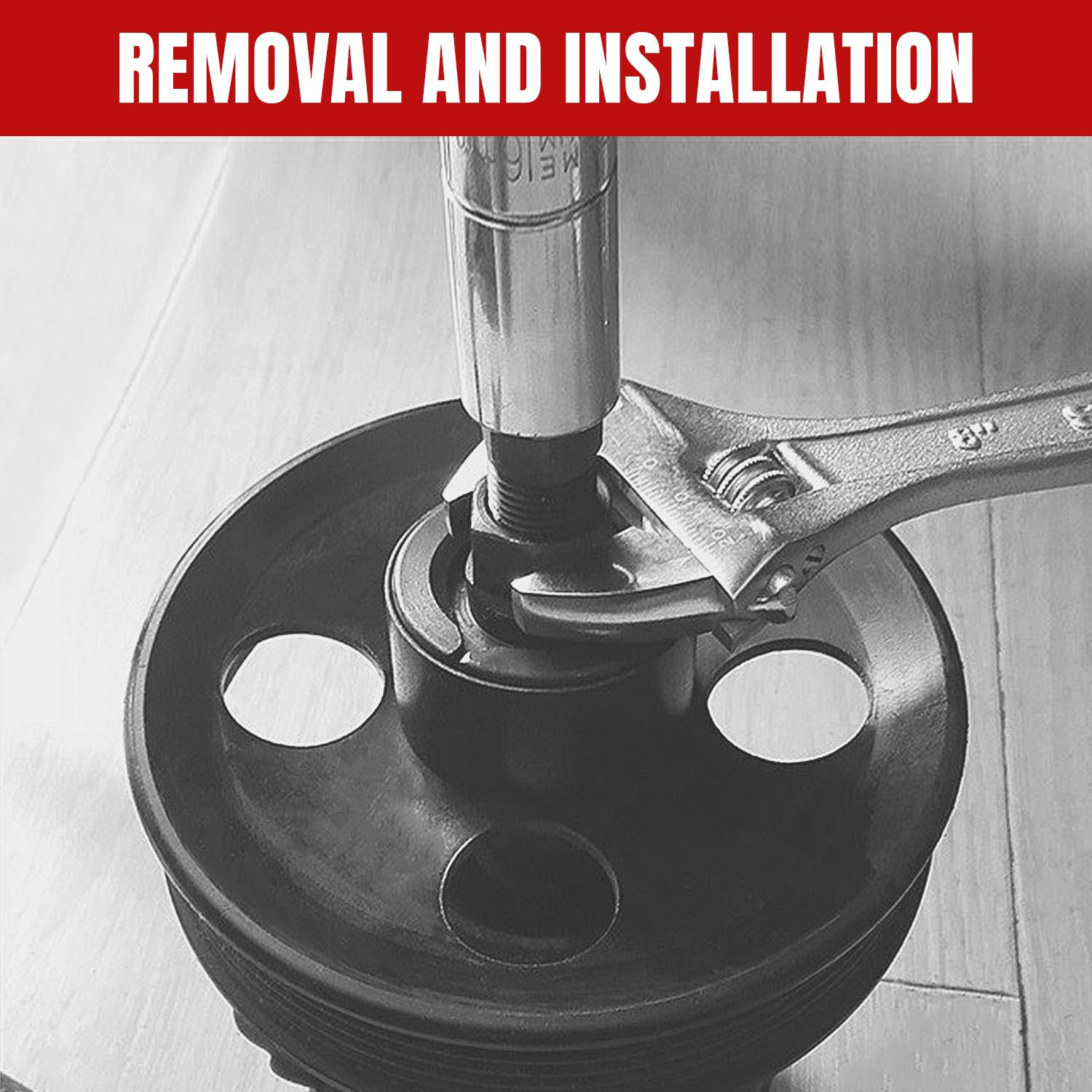 Snapklik.com : Thorstone Power Steering Pulley Puller Installer Kit For ...