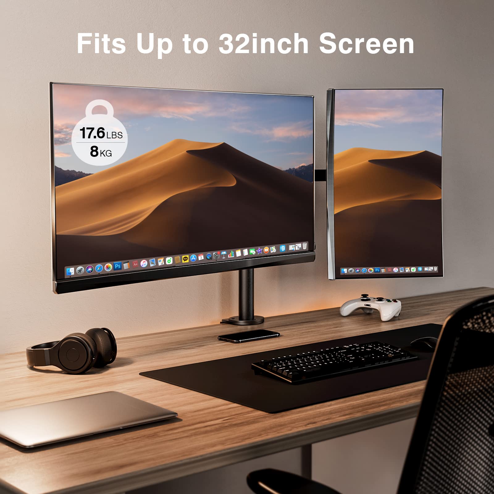 Soporte De Monitor Doble ErGe B082MLVXRR Encarguelo
