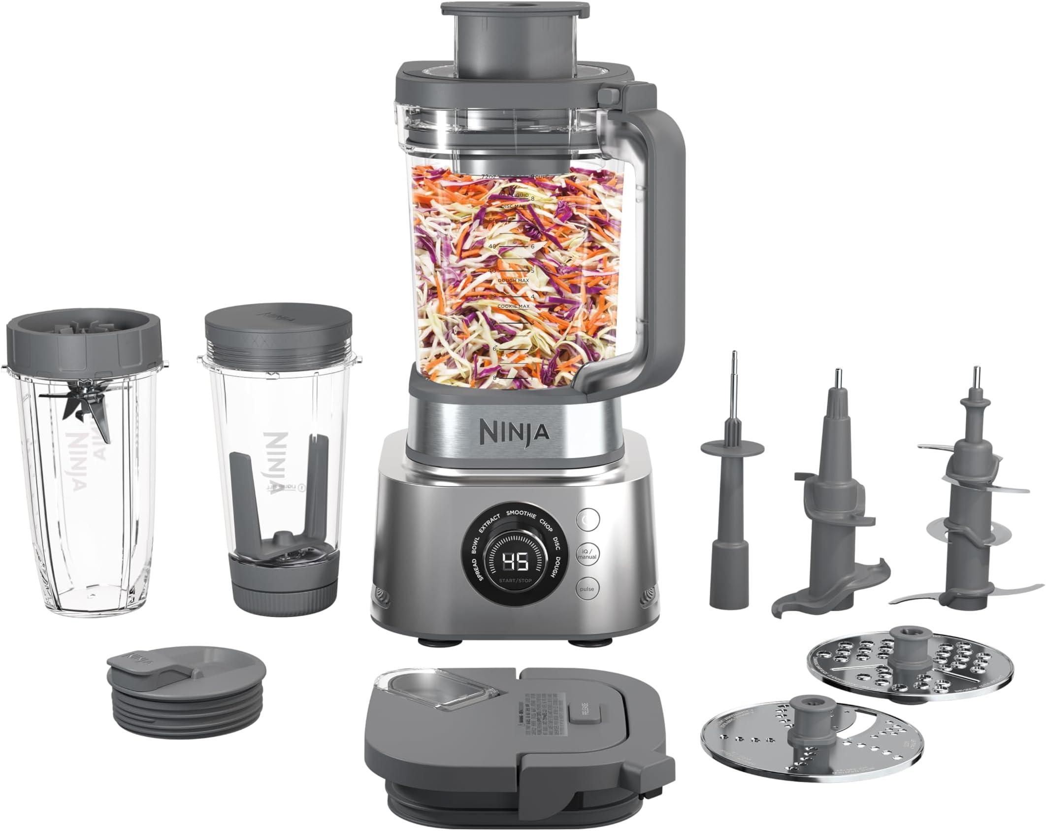 Amazon.com: Ninja TB401 Detect Kitchen System Power Blender + Processor ...