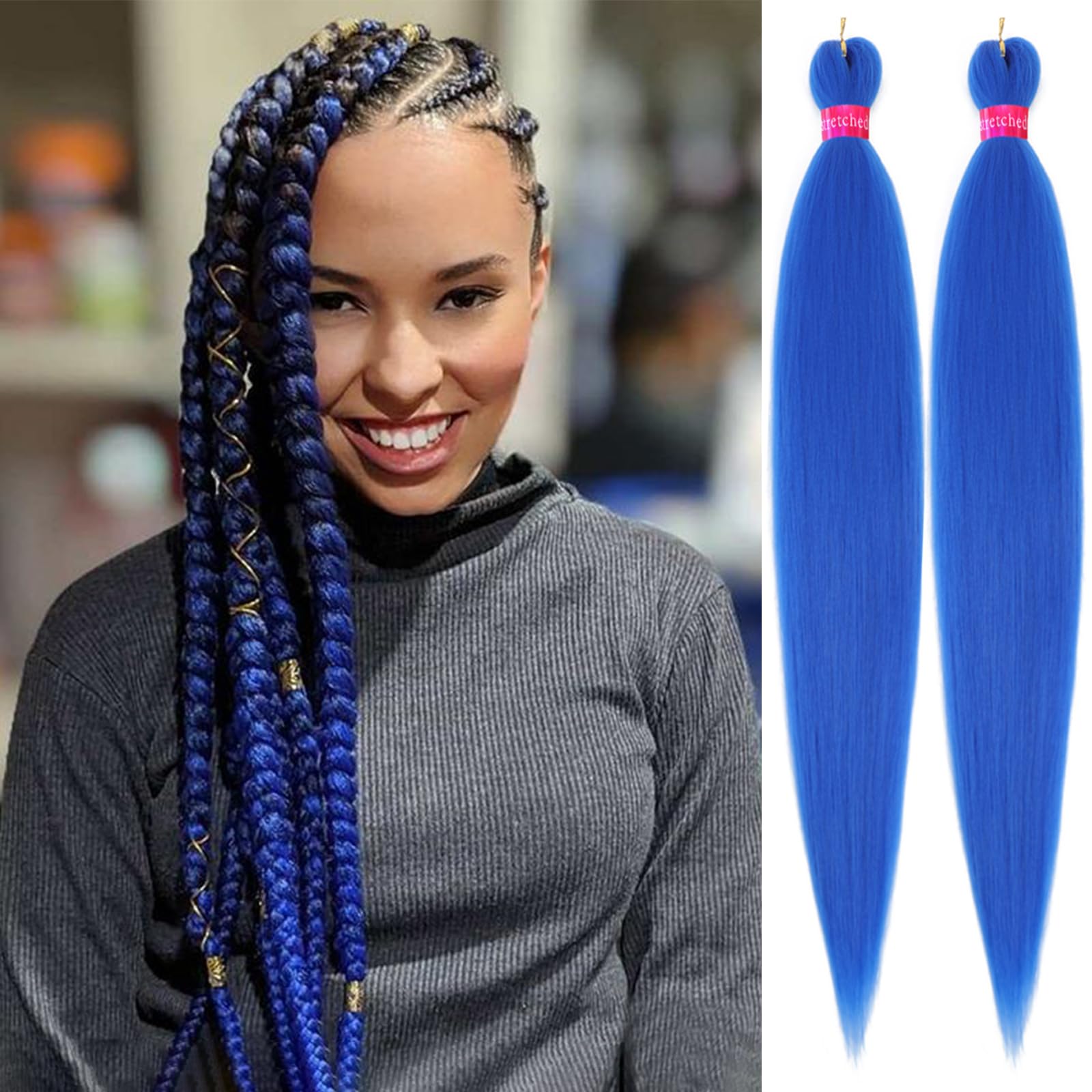 Dark Blue Box Braids 10 Cool Ways To Wear Long Box Braids With Color