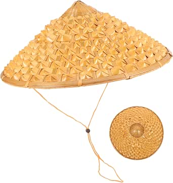 Amazon.com: Child Props Asian Straw hat Farmer Straw Household Cosplay ...