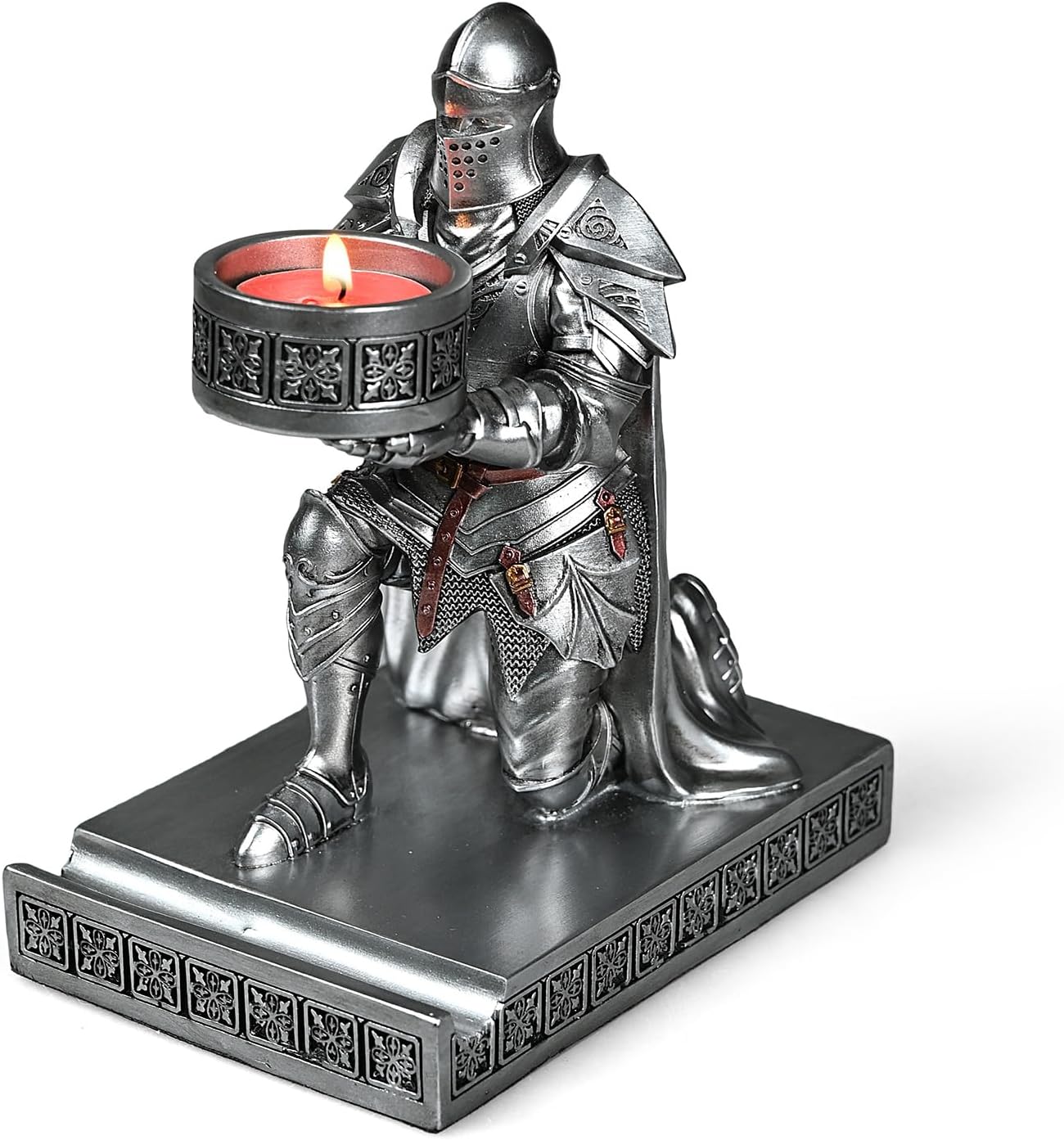 Amazon.com: HDMbigmi King's Guard Kneeling Knight Candlestick Holders ...