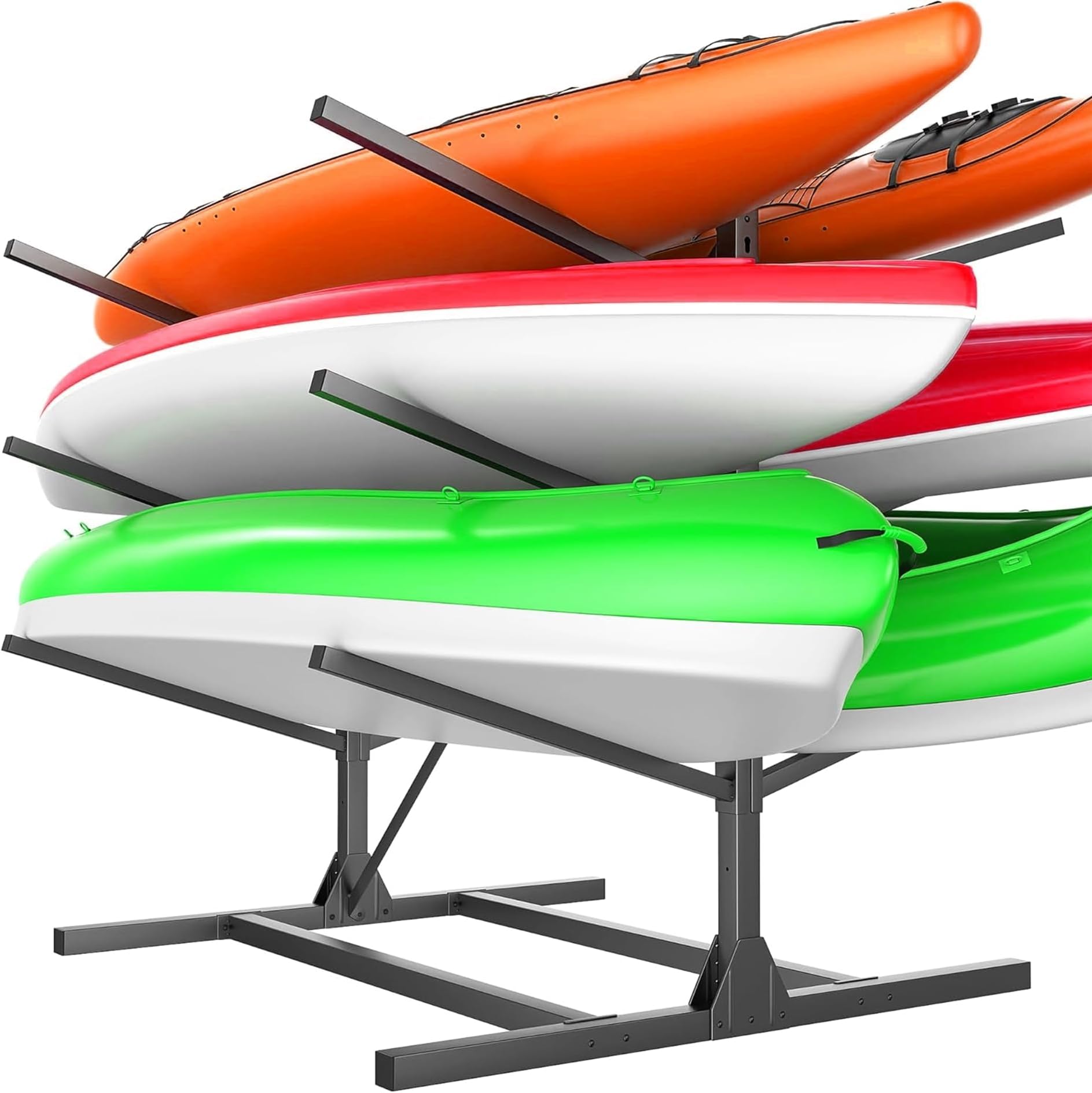 Amazon.com: WALMANN Garage Kayak Rack, Heavy-Duty Metal Kayak Storage ...