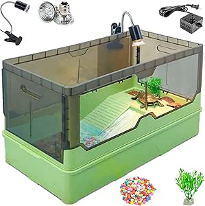 Amazon.com : RunDuck Turtle Habitat Tank Kit– Fresh Filtration ...