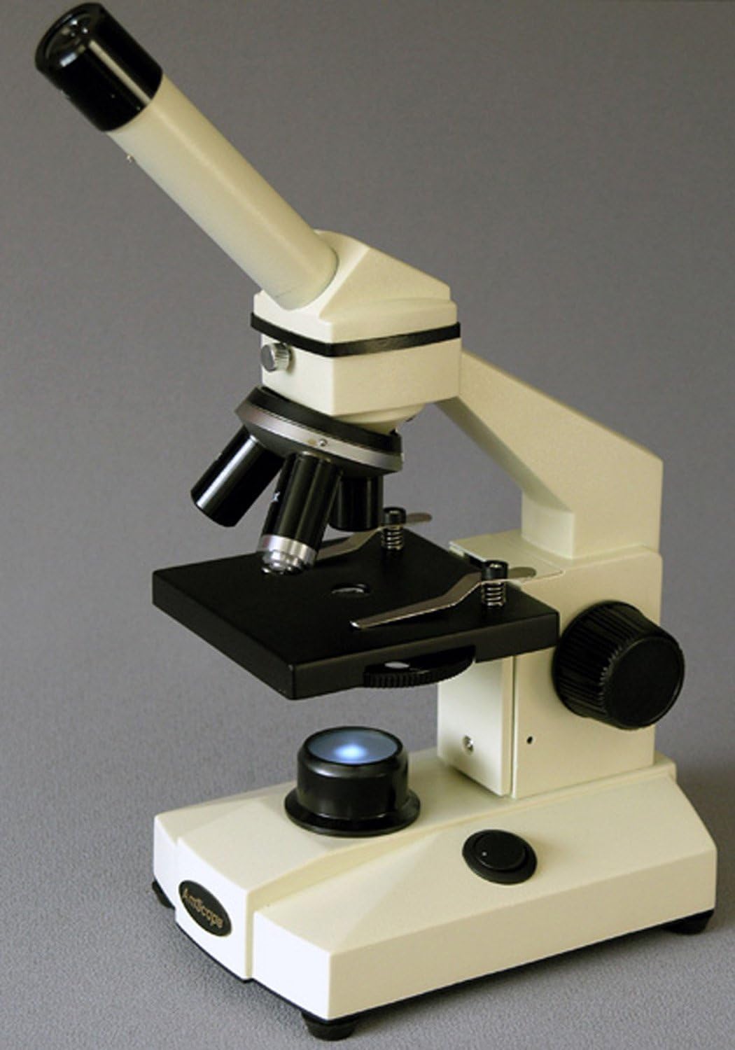 Buy AmScope M100A-PB10 Compound Monocular Microscope, WF10x and WF16x ...