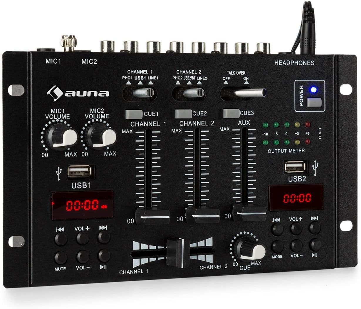 citronic PRO-2b 2 Channel DJ Mixer with 5 Inputs : Amazon.co.uk ...