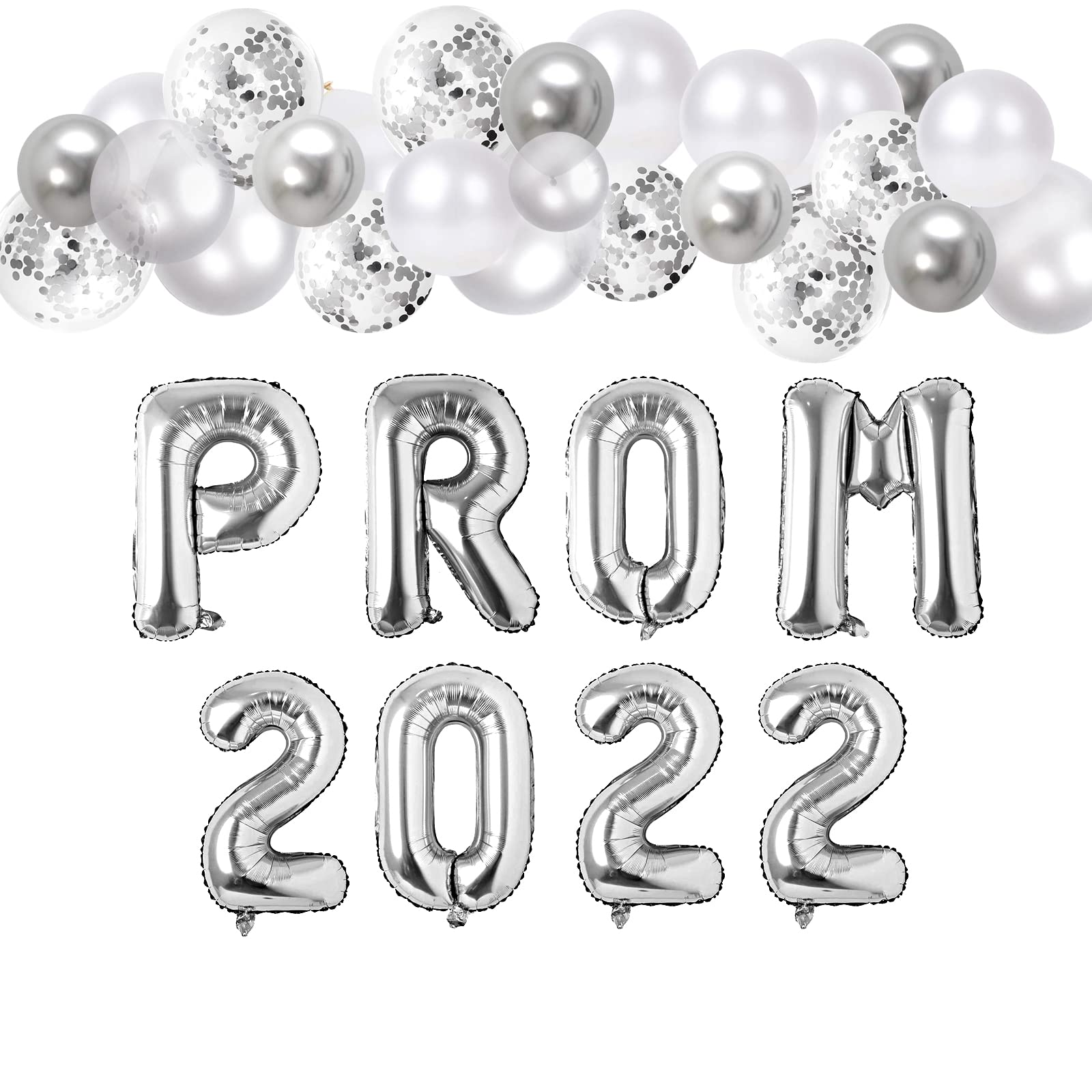 Buy Prom 2022 Balloons Silver, Prom 2022 Banner, Prom 2022 Decorations ...