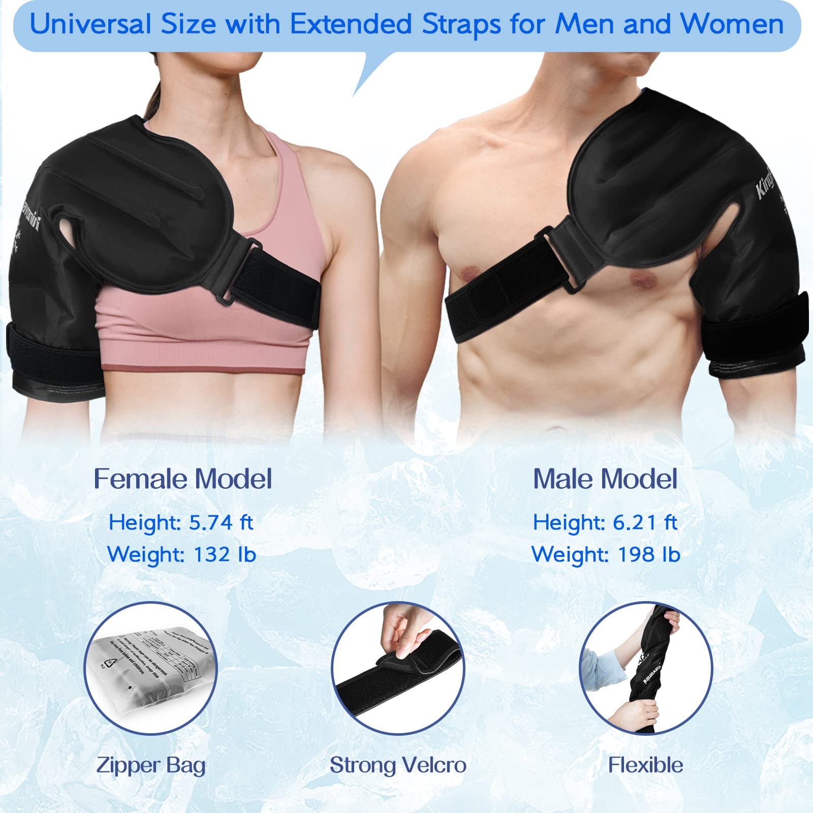 Snapklik.com : Shoulder Ice Pack Rotator Cuff Cold Therapy, Reusable ...