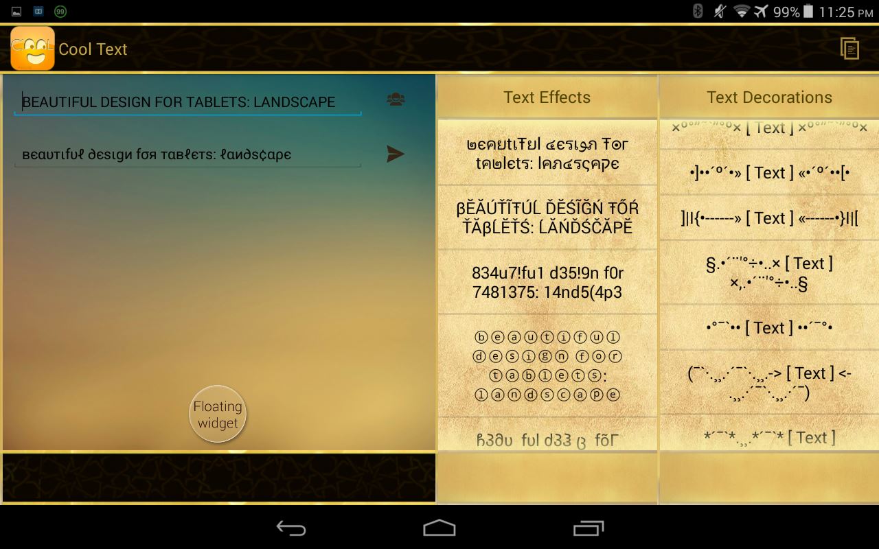 Cool Text - Floating Widget - App on the Amazon Appstore