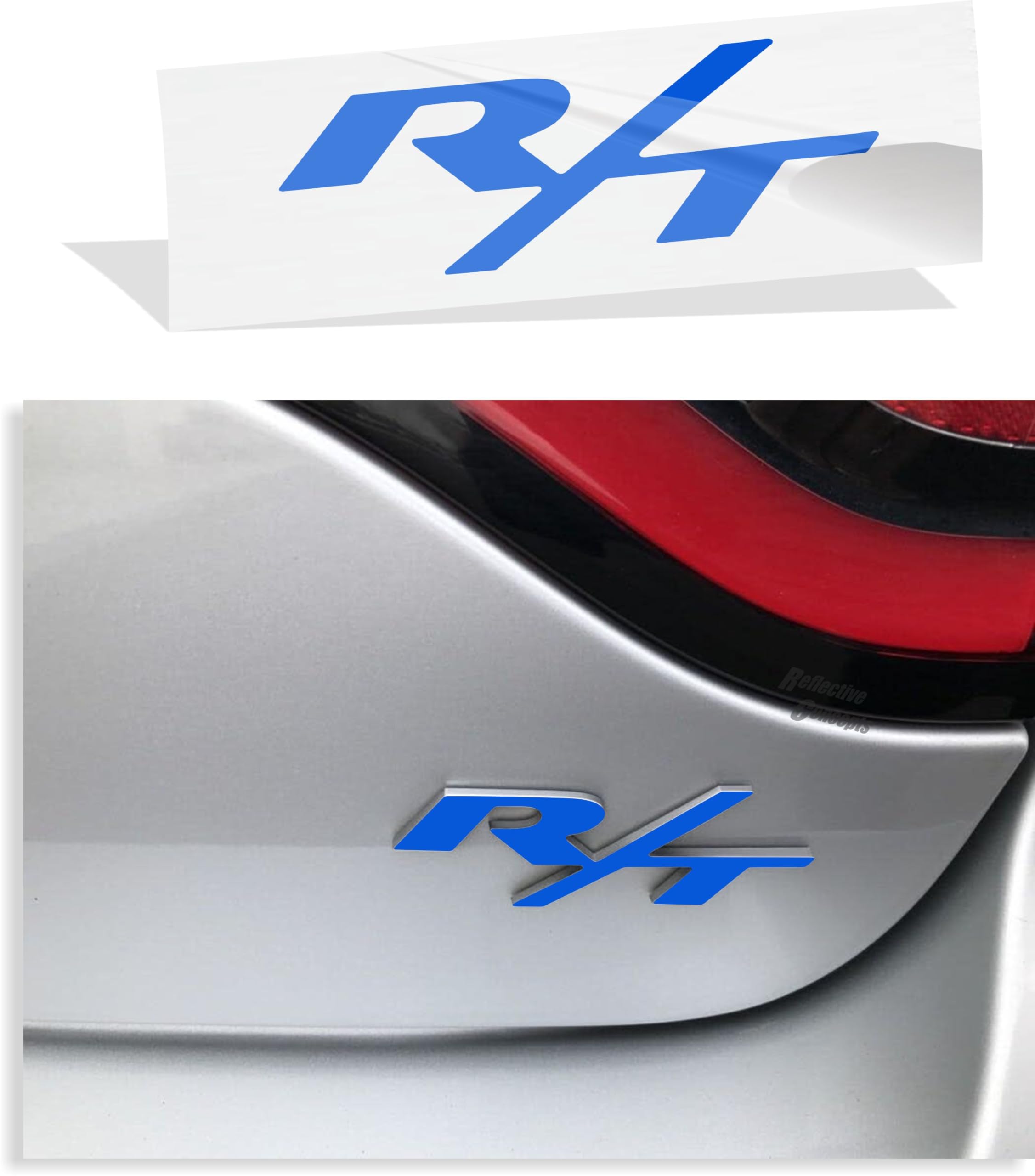 Amazon.com: Reflective Concepts - R/T Trunk Emblem Overlay Decal ...