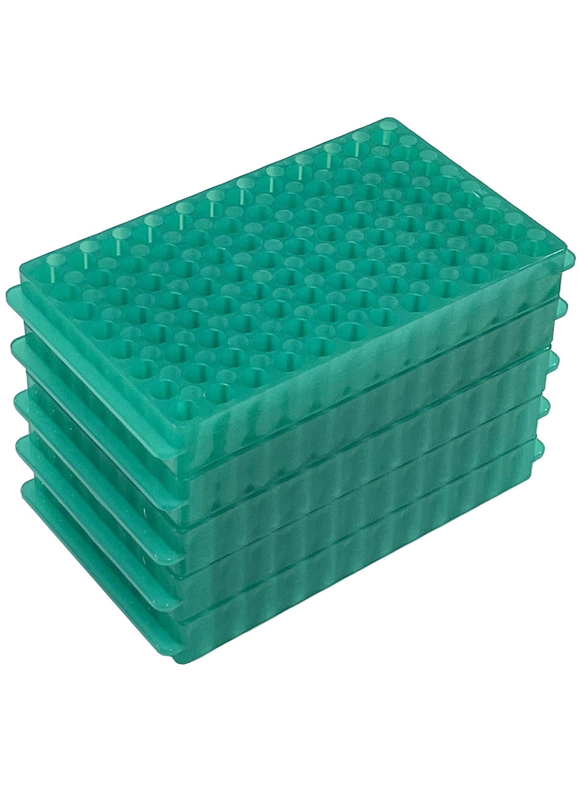 Snapklik.com : 5 PCS Vial Rack Tube Rack Double Panel 96 Positions For ...