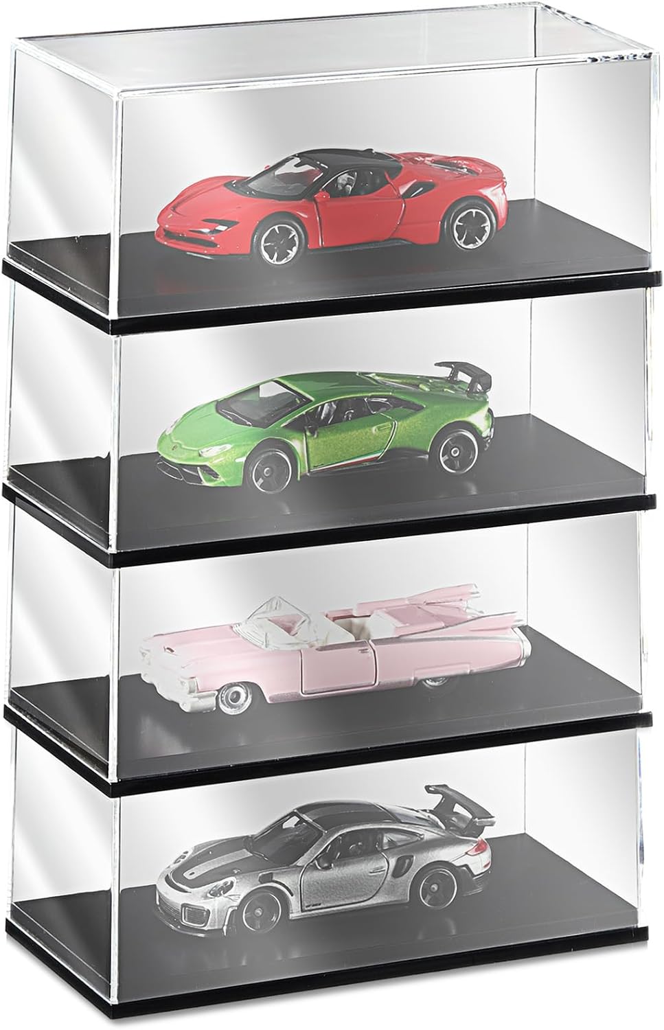Amazon.com: Baderke 4 Pcs Clear Model Cars Display Case 4.72 x 2.28 x 1 ...