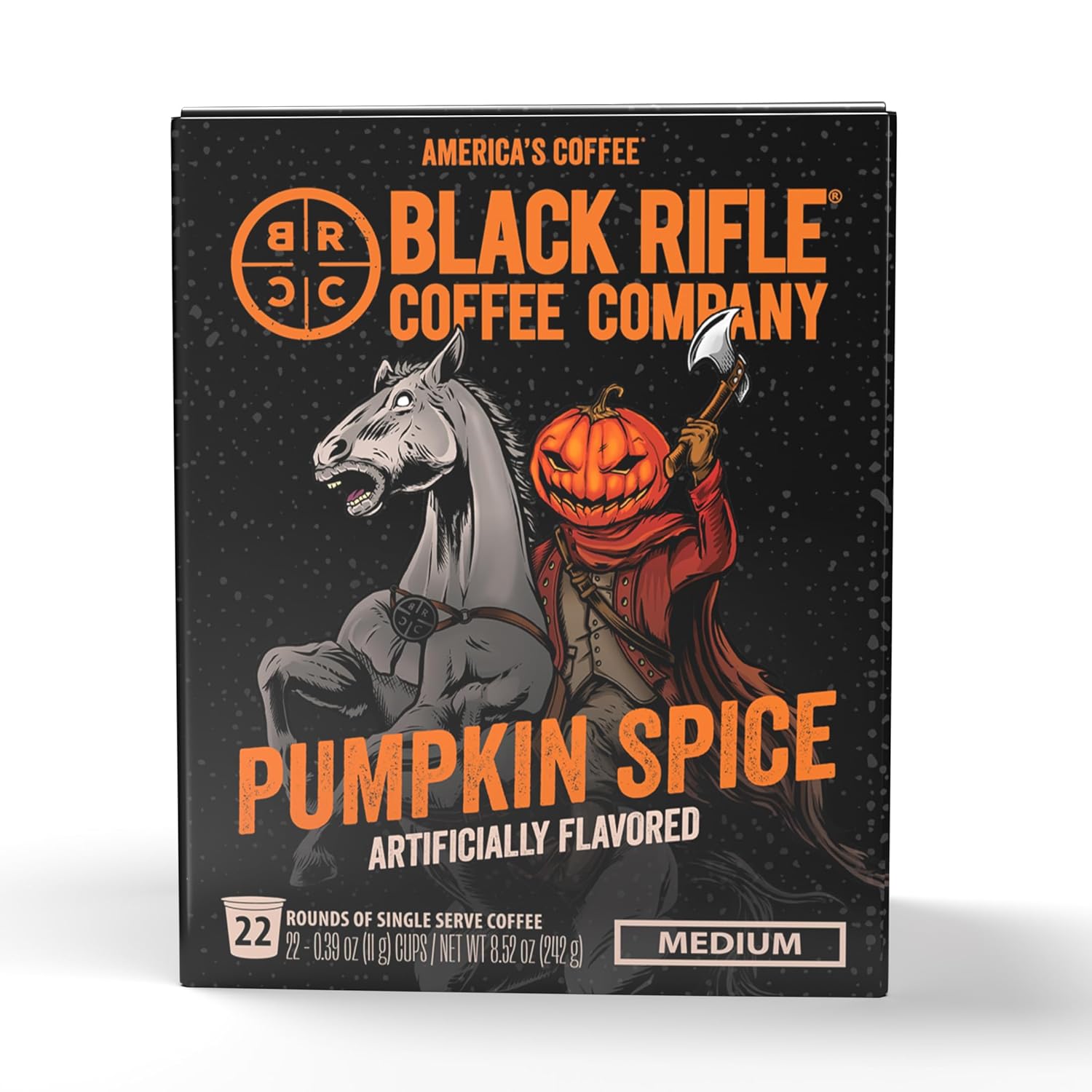 Amazon.com: Black Rifle Coffee Company Pumpkin Spice, 22 Count, Medium ...