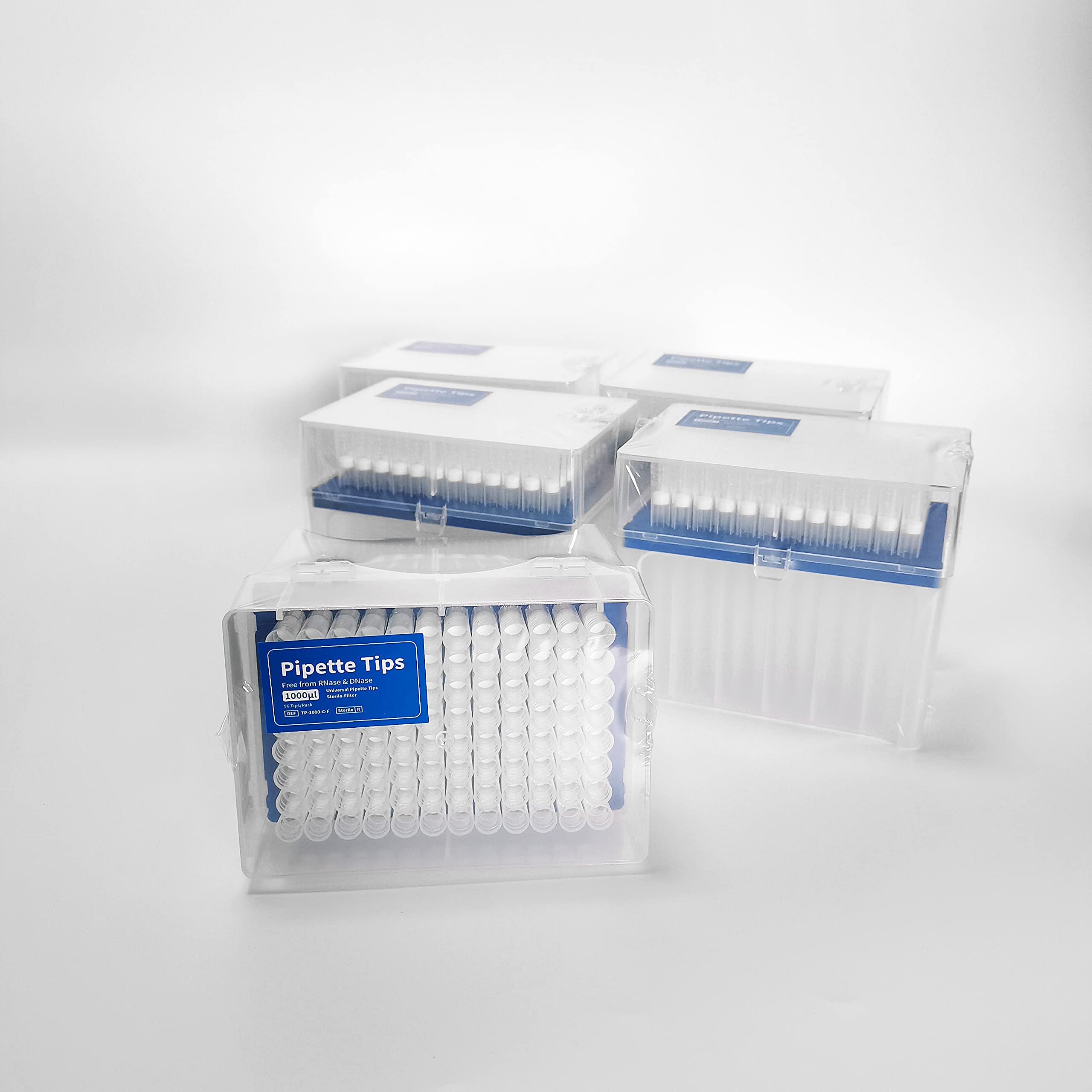 1000ul Universal Pipette Tips sterile Filtering Pipette Tips Racked ...