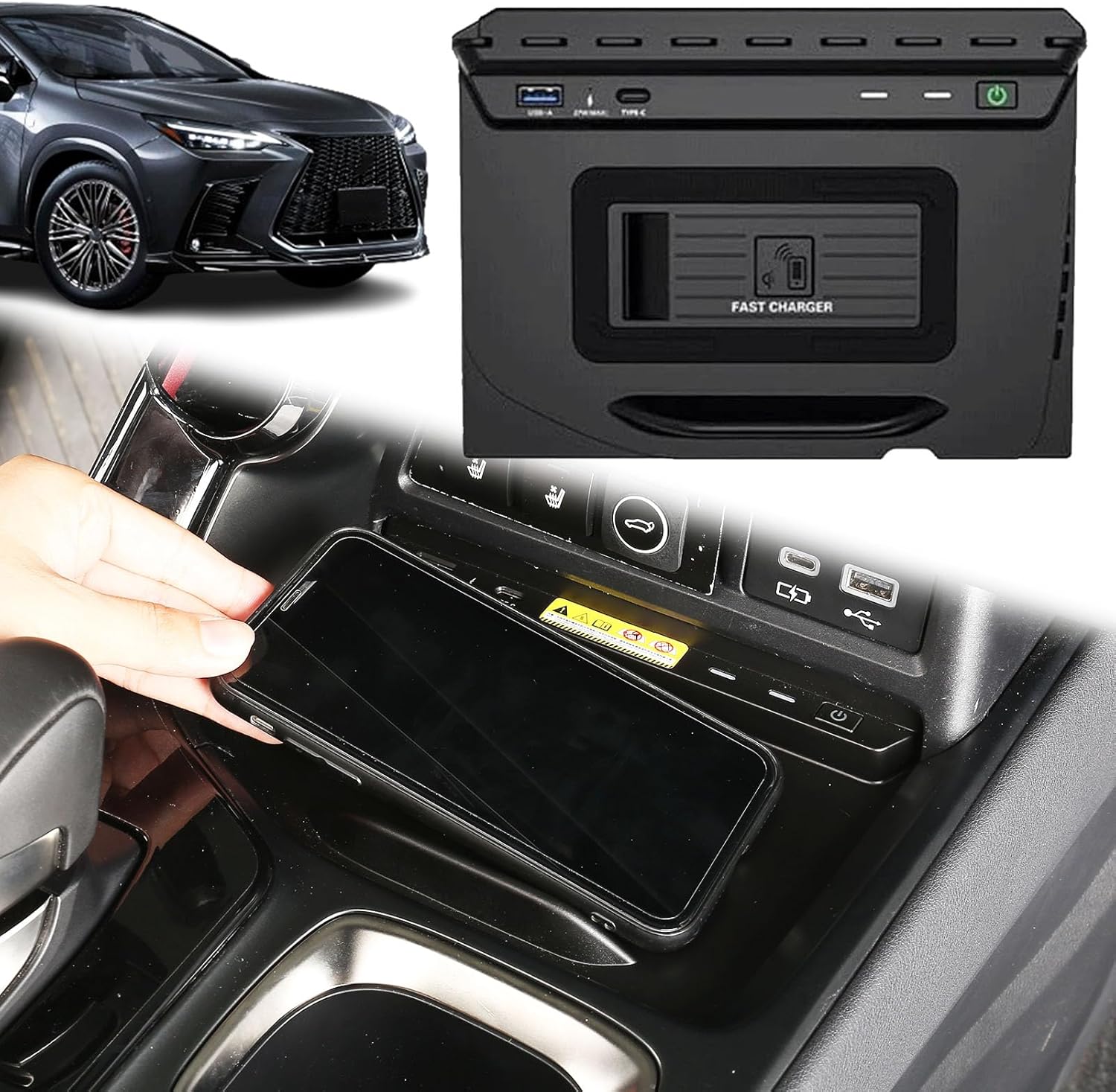 Amazon.com: GQQSXZNTD 2024 New Version Car Wireless Charger for Lexus ...