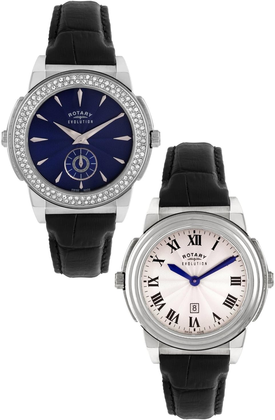 Amazon.co.jp: [ロータリー] Rotary 腕時計 Women's Evolution TZ2 Reversible Round ...