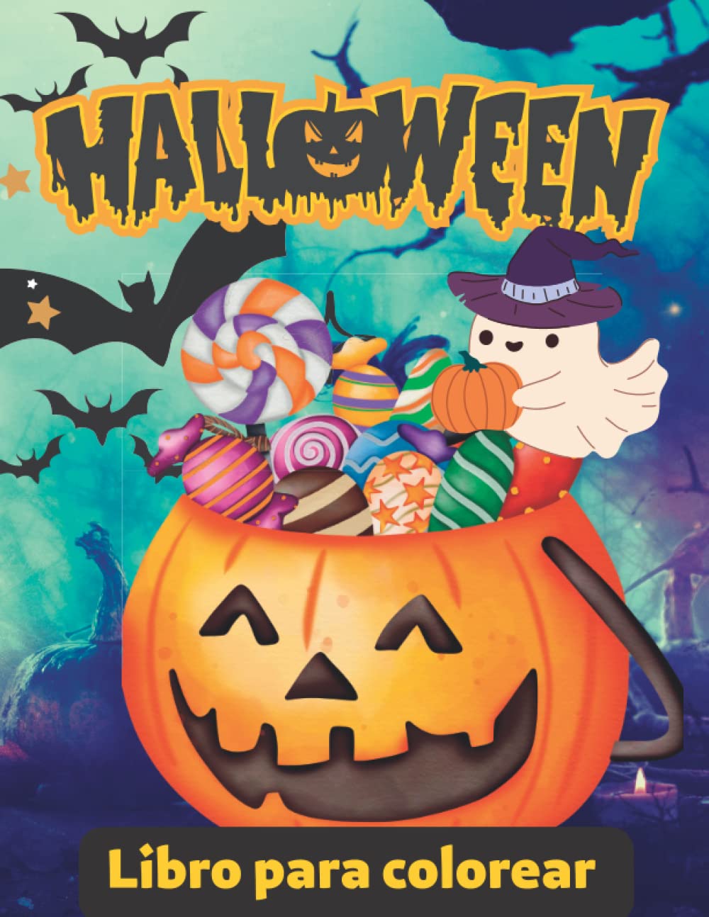 Buy Halloween Libro para colorear: un libro para colorear para niños de ...