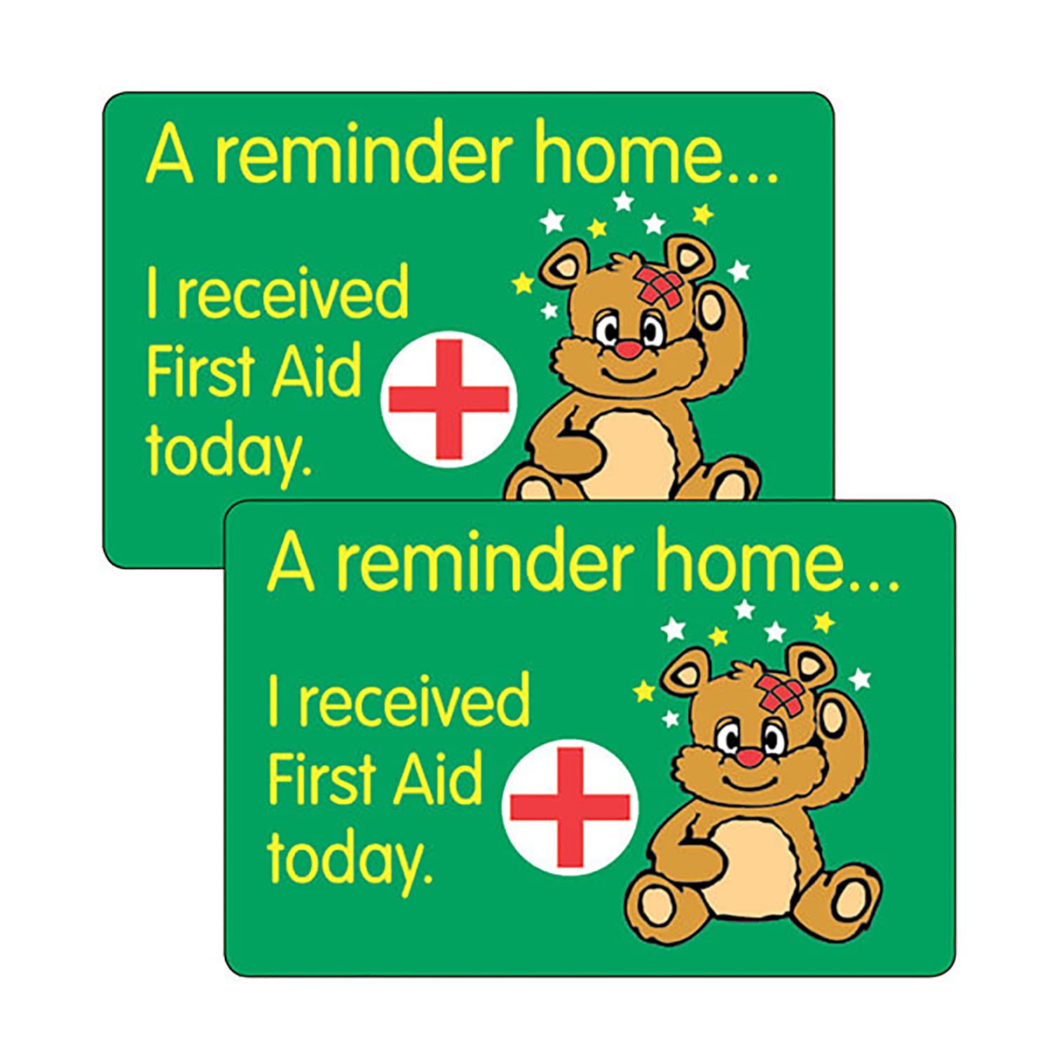 160 I Received First Aid Today Head Bump Teddy Bear Health And Safety ...