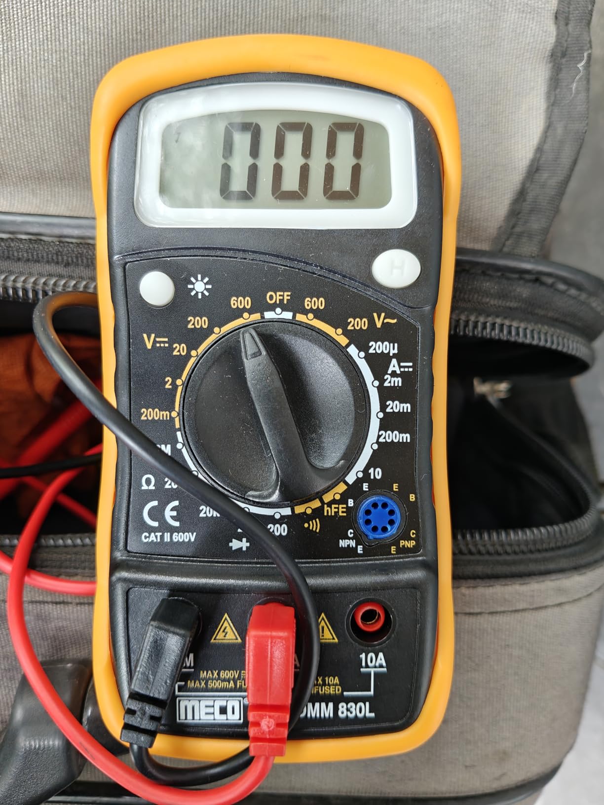 MECO-DMM-830L Digital Multimeter (Yellow 2000 Counts) : Amazon.in ...