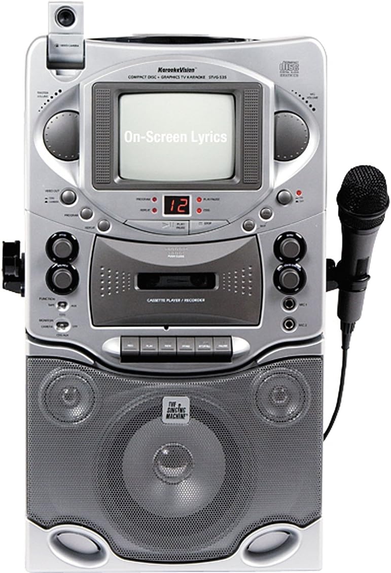 Amazon.com: Singing Machine STVG-535 CD/CD+G Video Karaoke System with ...