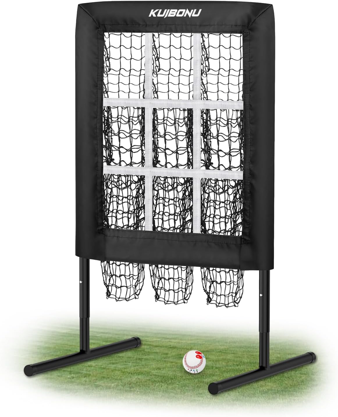 Amazon.com: KuiBonu 9 Hole Pitching Net with Strike Zone, Pitching ...