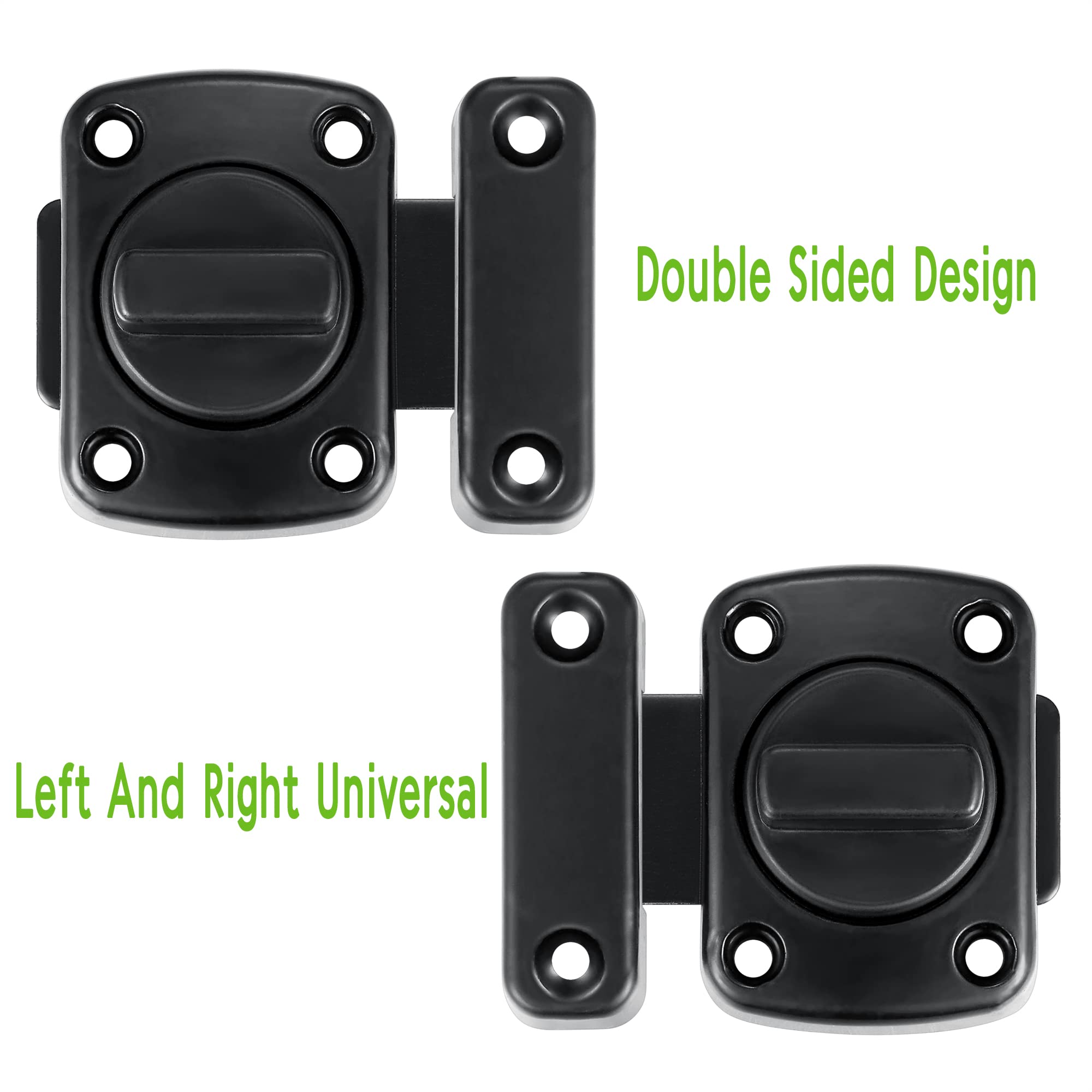 Snapklik.com : INIRET 4 Packs Rotate Bolt Latch Gate Latches Safety ...
